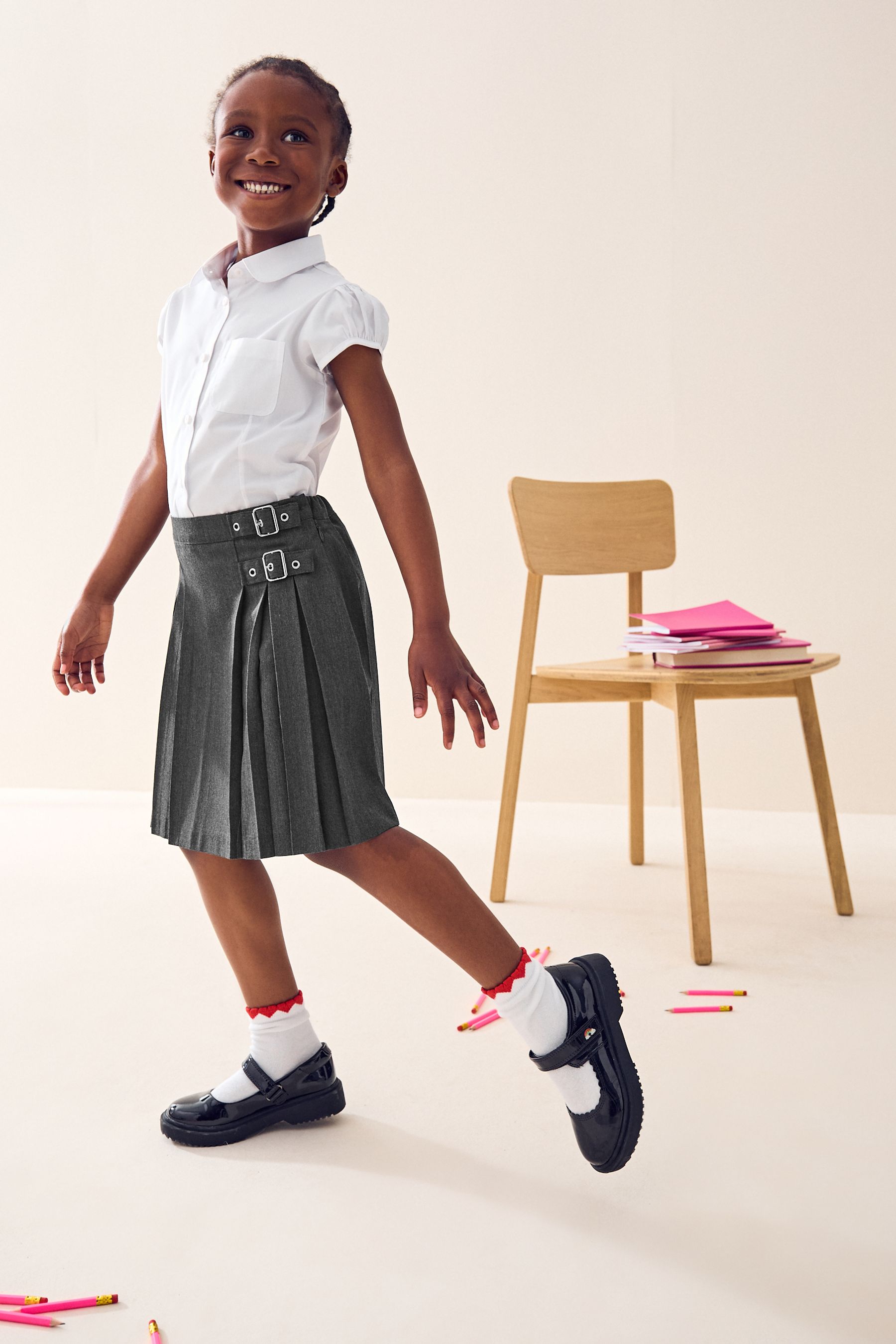 Buy Grey School Kilt (3-16yrs) from the Next UK online shop