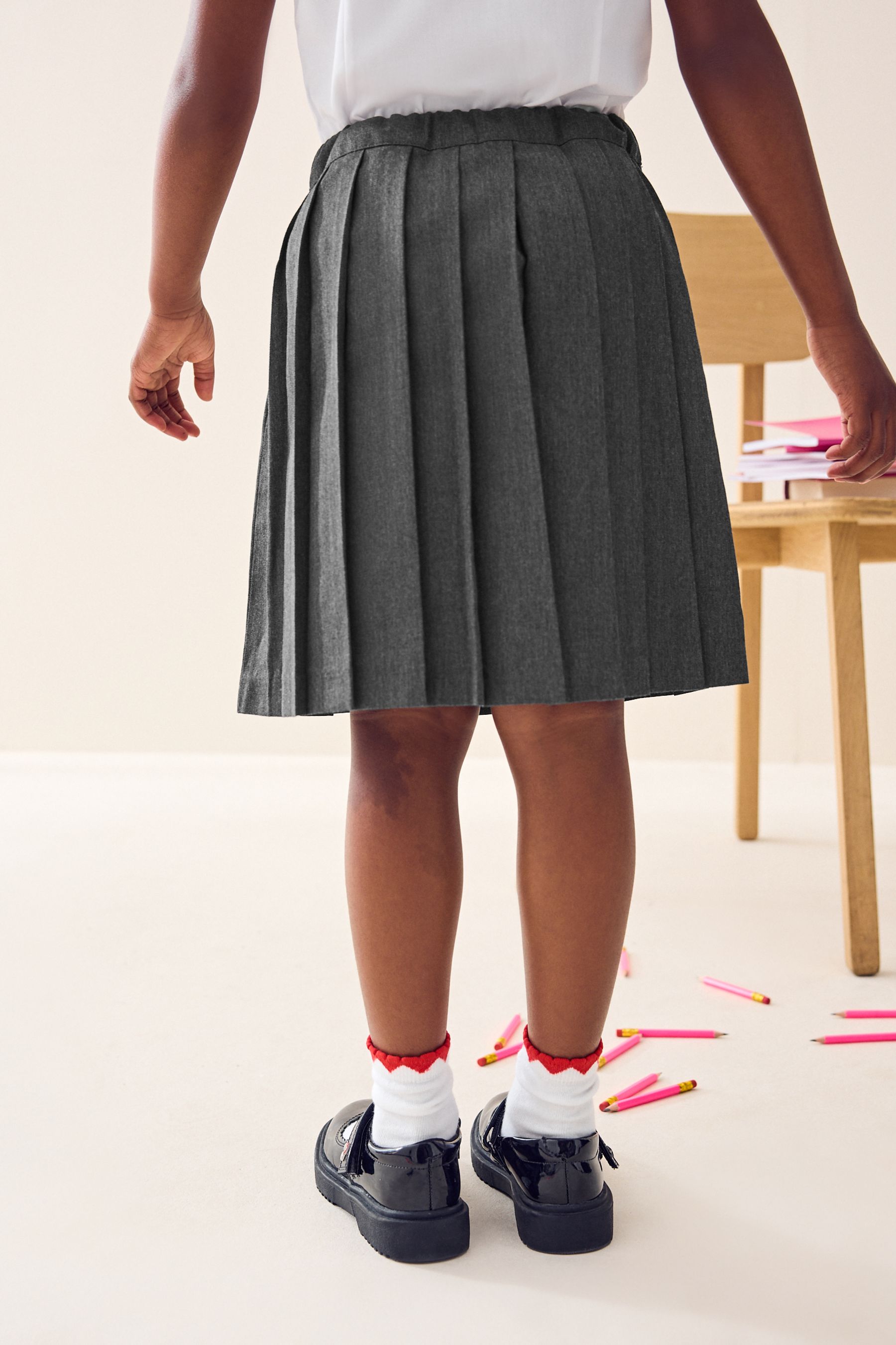 Buy Grey School Kilt (3-16yrs) from Next Ireland