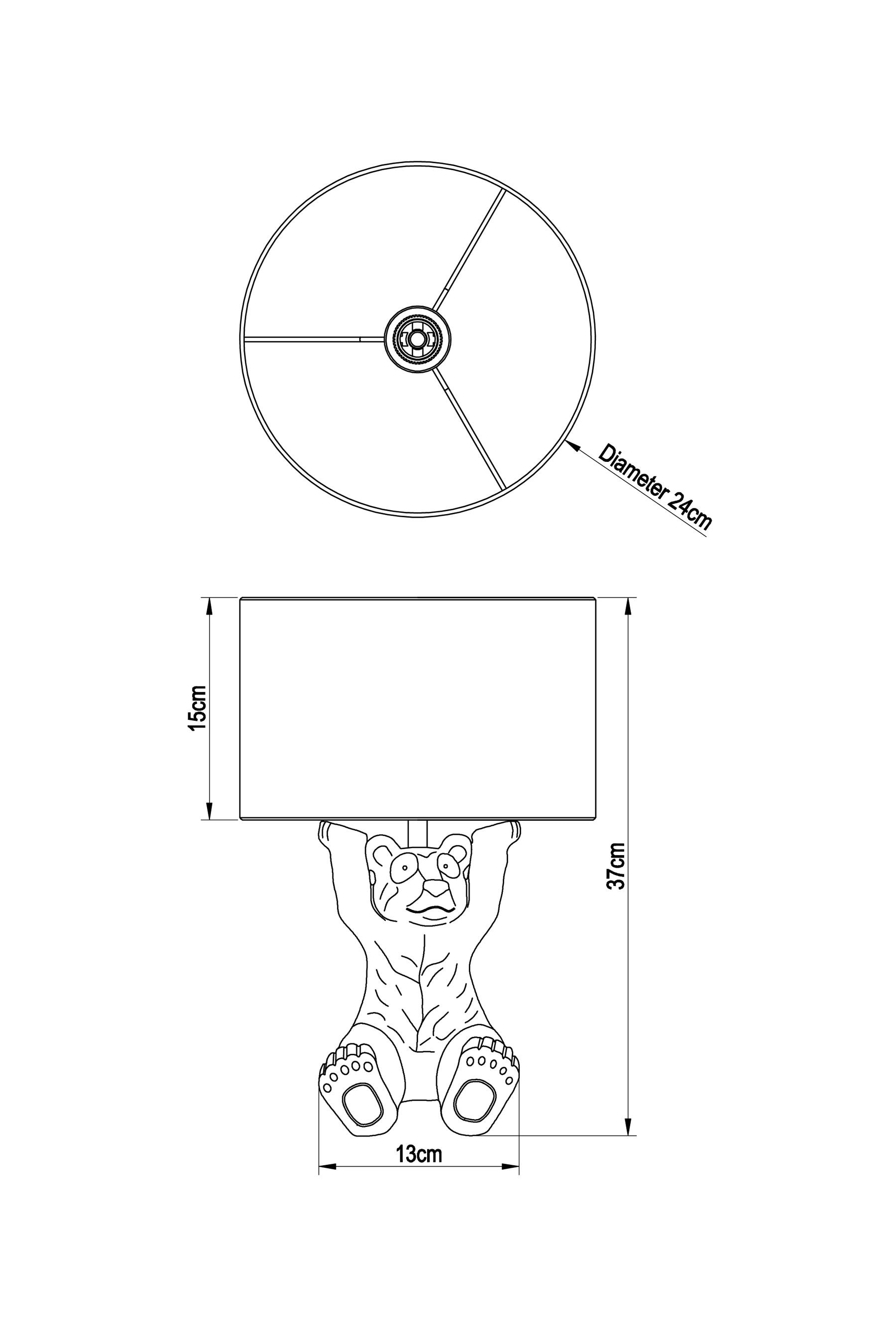 Buy Natural Barnaby Bear Table Lamp from the Next UK online shop