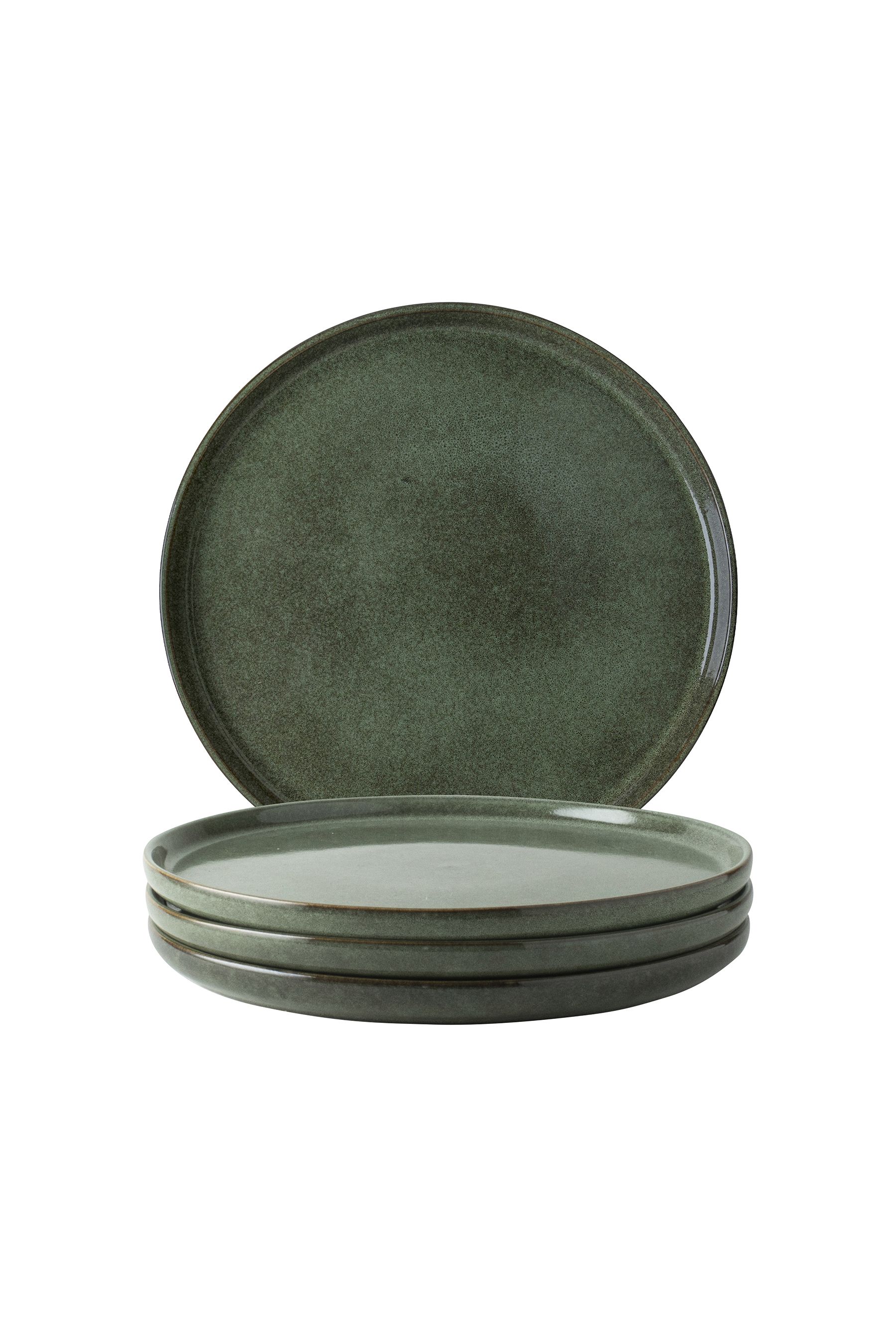 Buy Dutch Rose Set of 4 Green Serenity Plates 27cm from the Next UK ...