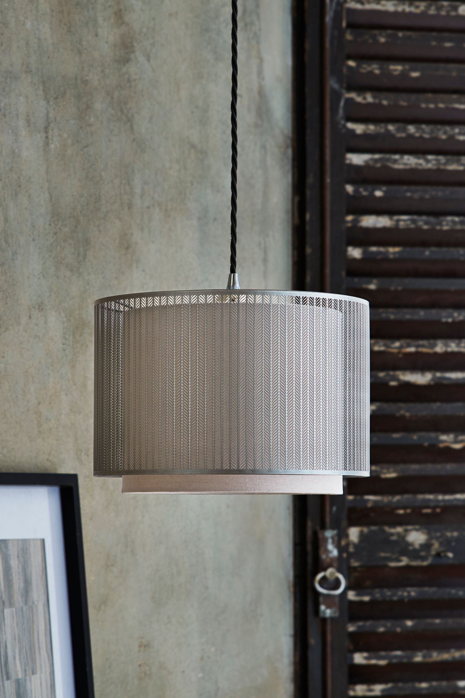 Buy Silver Jada Easy Fit Lamp Shade from the Next UK online shop
