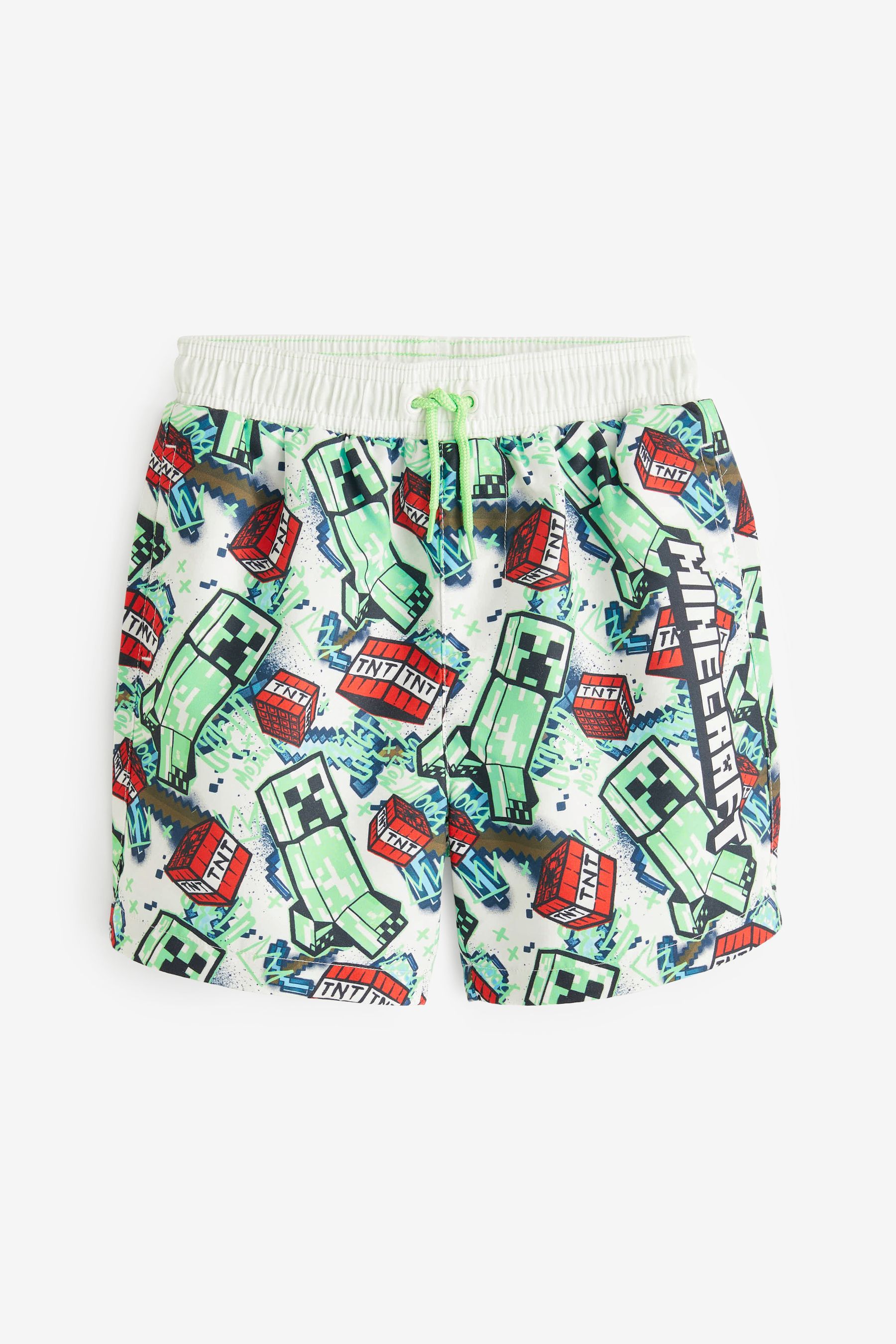 Buy Minecraft Green Swim Shorts (3-16yrs) from the Next UK online shop