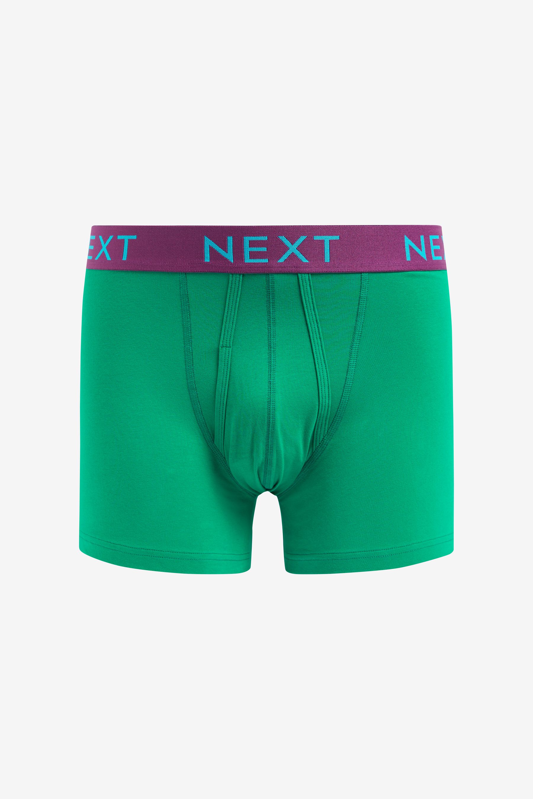 Buy Bright Contrast Colour Waistband 10 pack A-Front Boxers from the ...