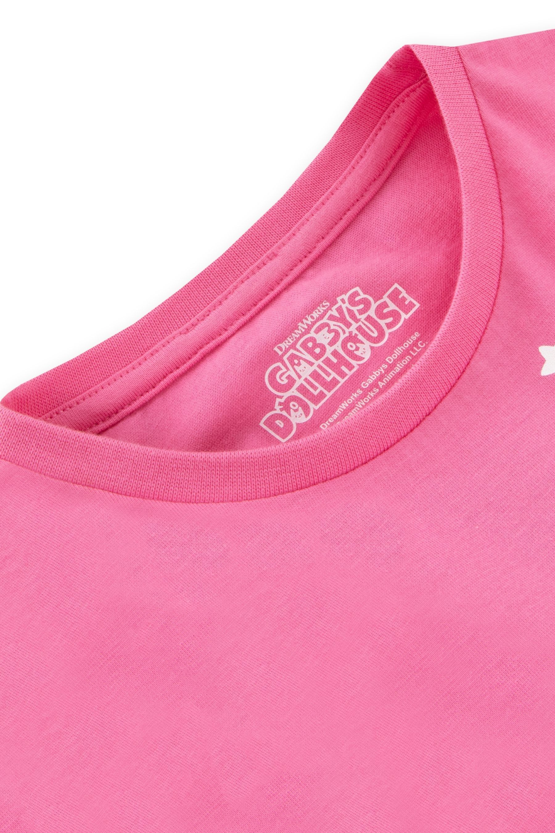 Buy Character Pink Gabby's Dollhouse Short Sleeve T-Shirt from the Next ...