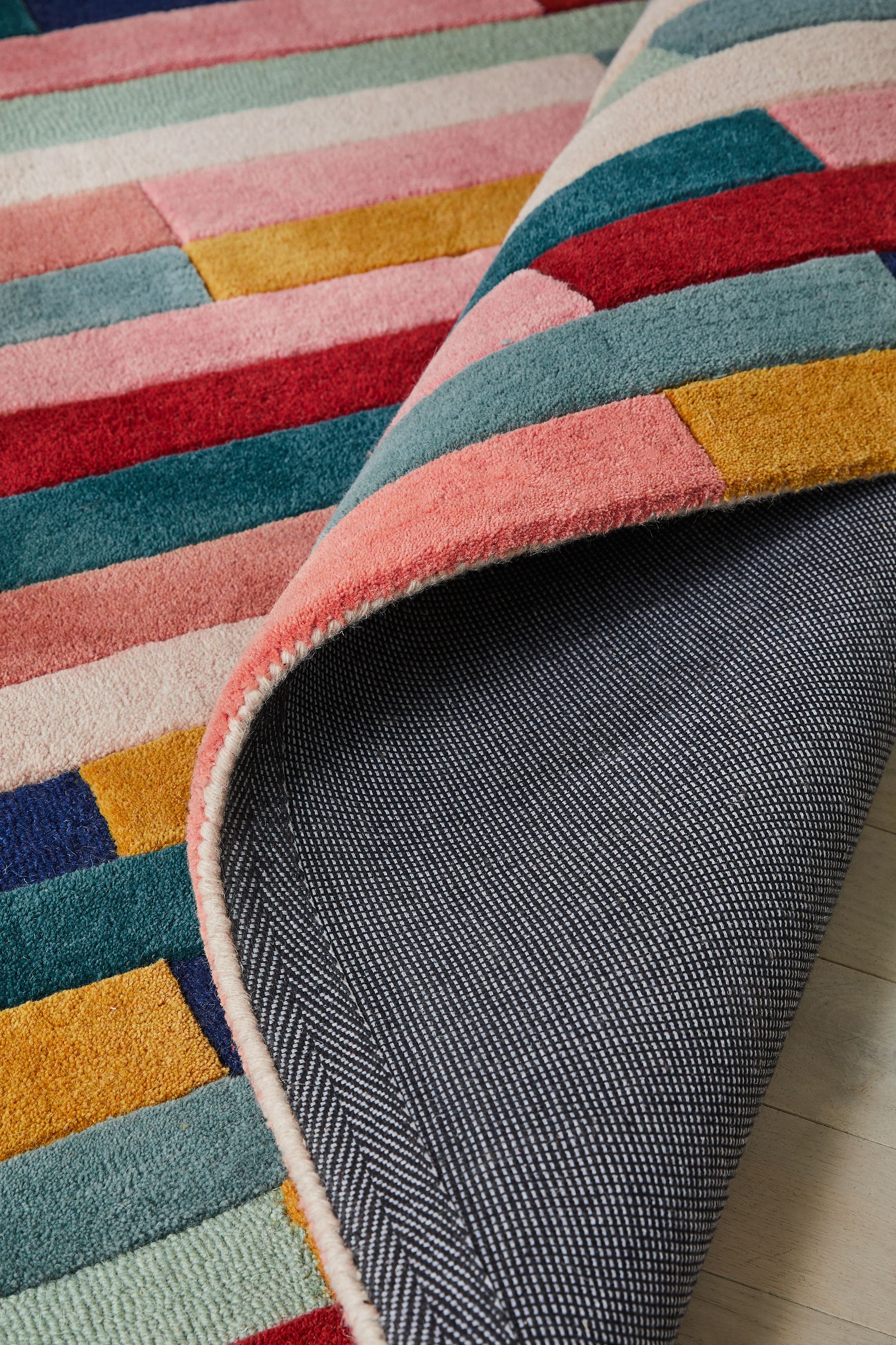 Buy Multi Rio Broken Stripes Rug from the Next UK online shop