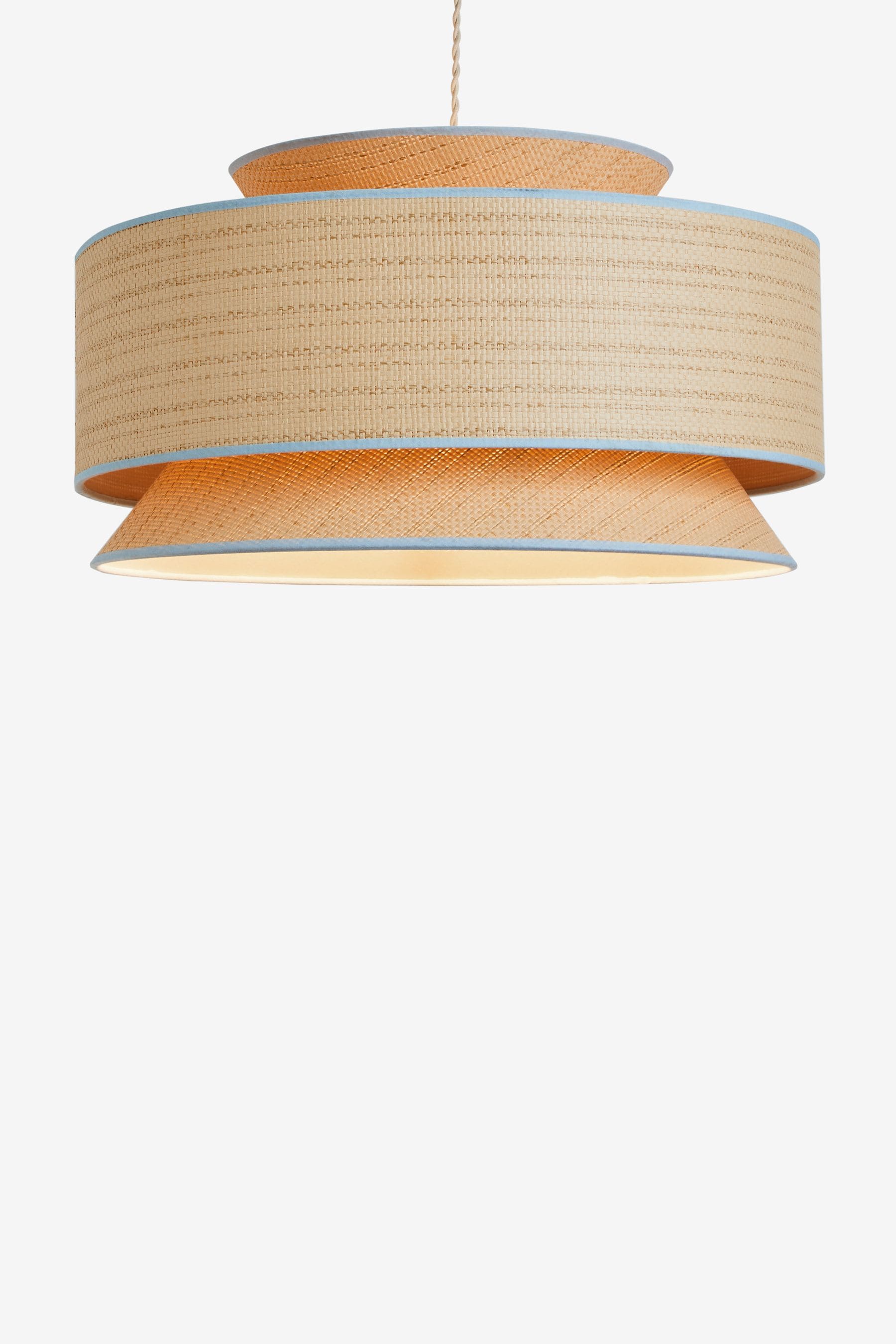 Buy Clarke and Clarke Natural Loretta Pendant Light from the Next UK ...