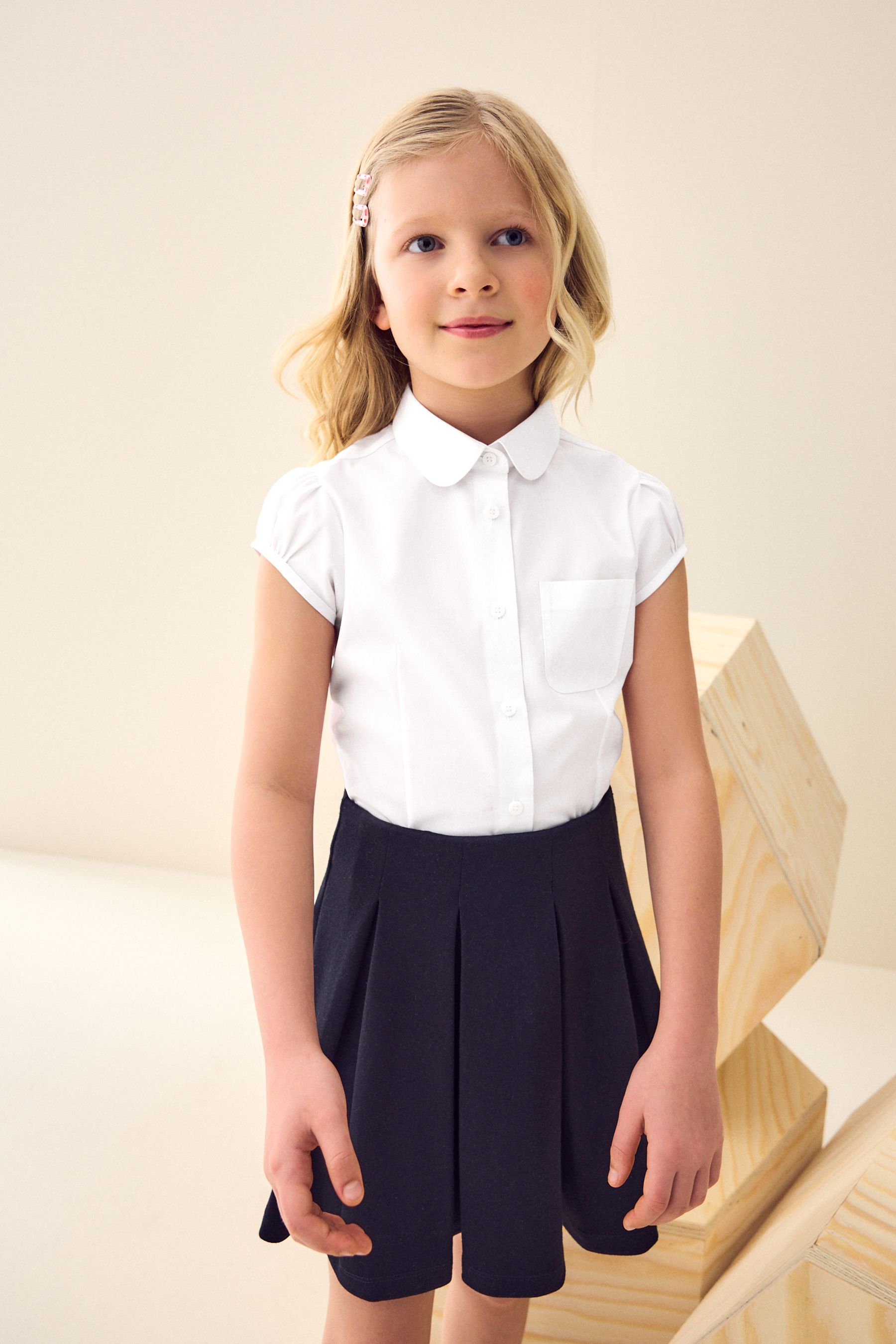 Buy White Puff Sleeve School Blouse (3-16yrs) from Next Australia
