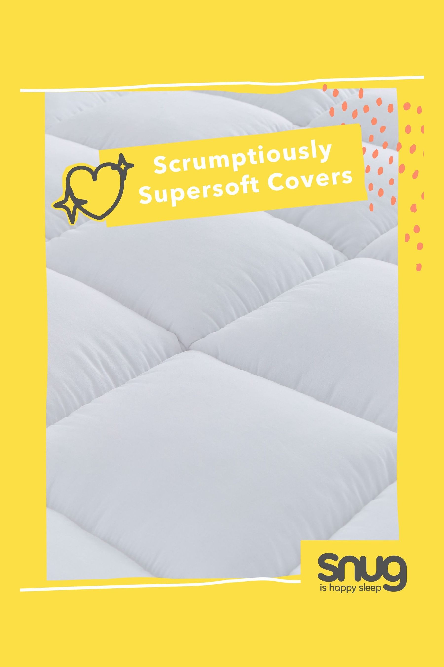 Buy Snug White Deeply Dreamy 10cm Mattress Topper from the Next UK ...