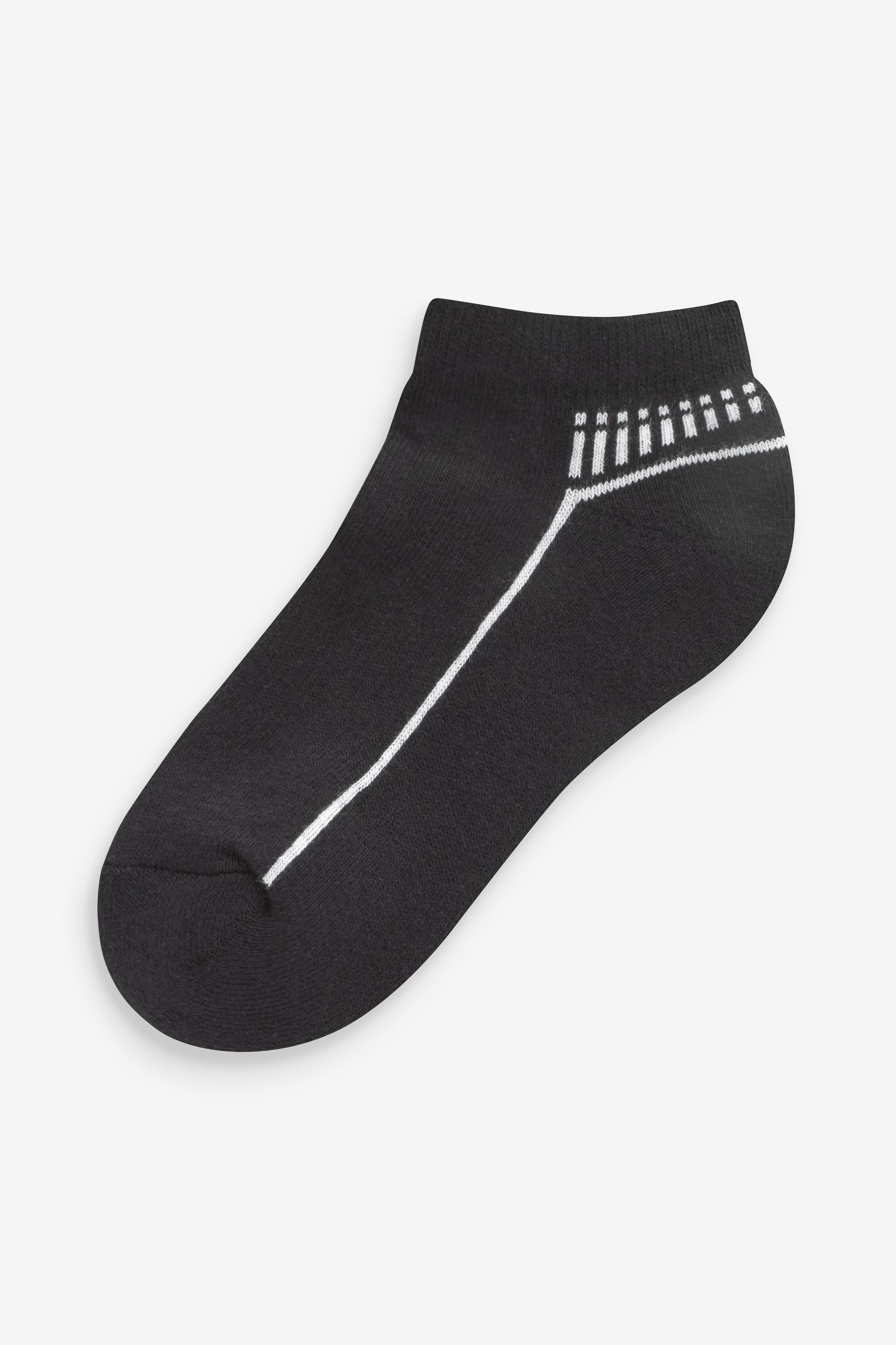 Buy Monochrome 5 Pack Cushioned Footbed Sports Trainer Socks from the ...