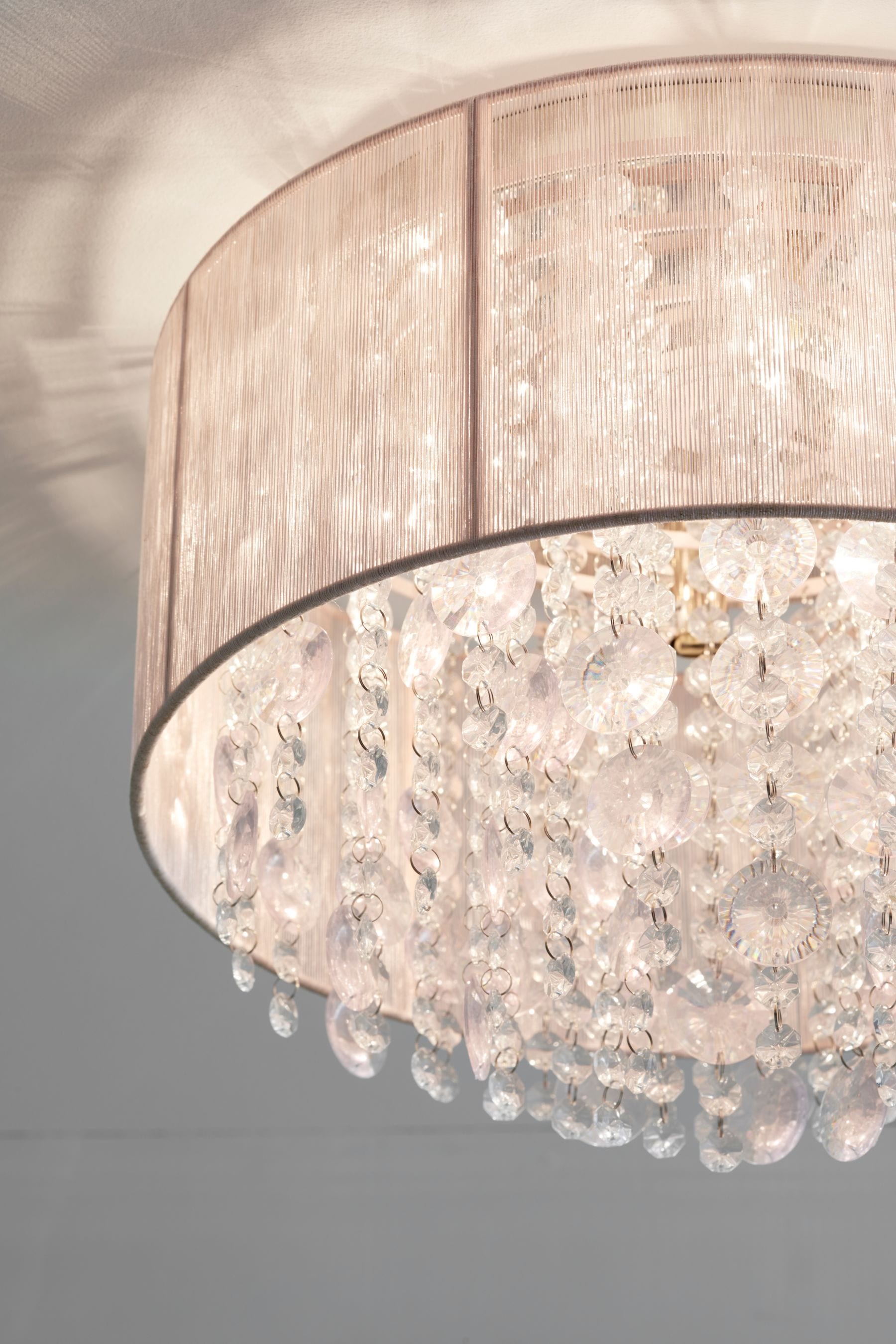 Buy Pink Palazzo Flush Ceiling Light from Next Ireland