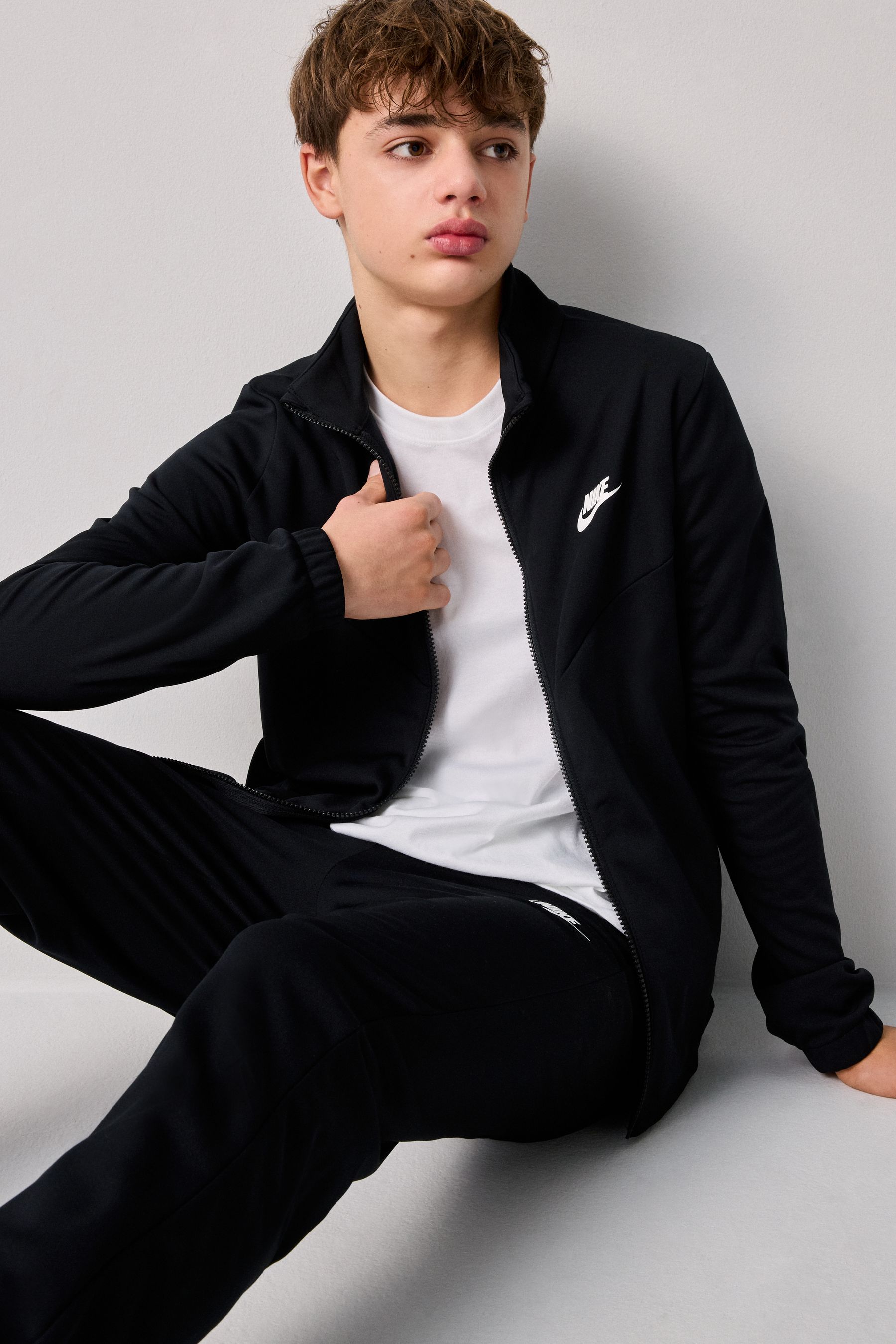 Buy Nike Black Full Zip Tracksuit from the Next UK online shop