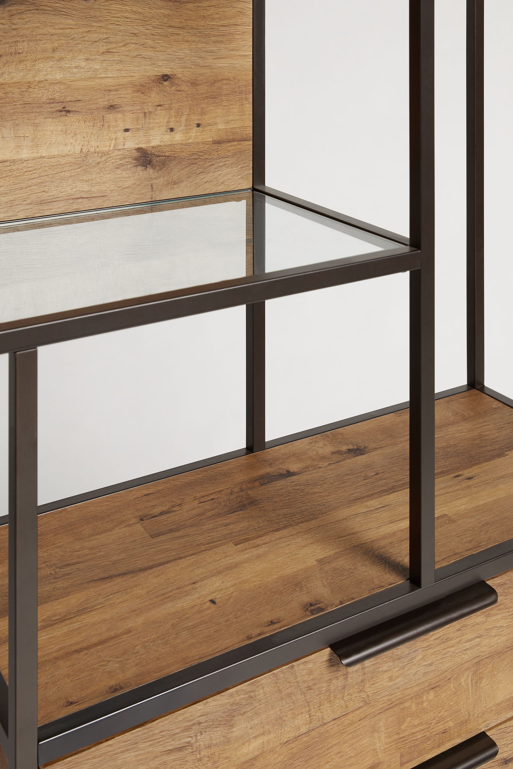 Buy Dark Bronx Glass Storage Shelf from the Next UK online shop