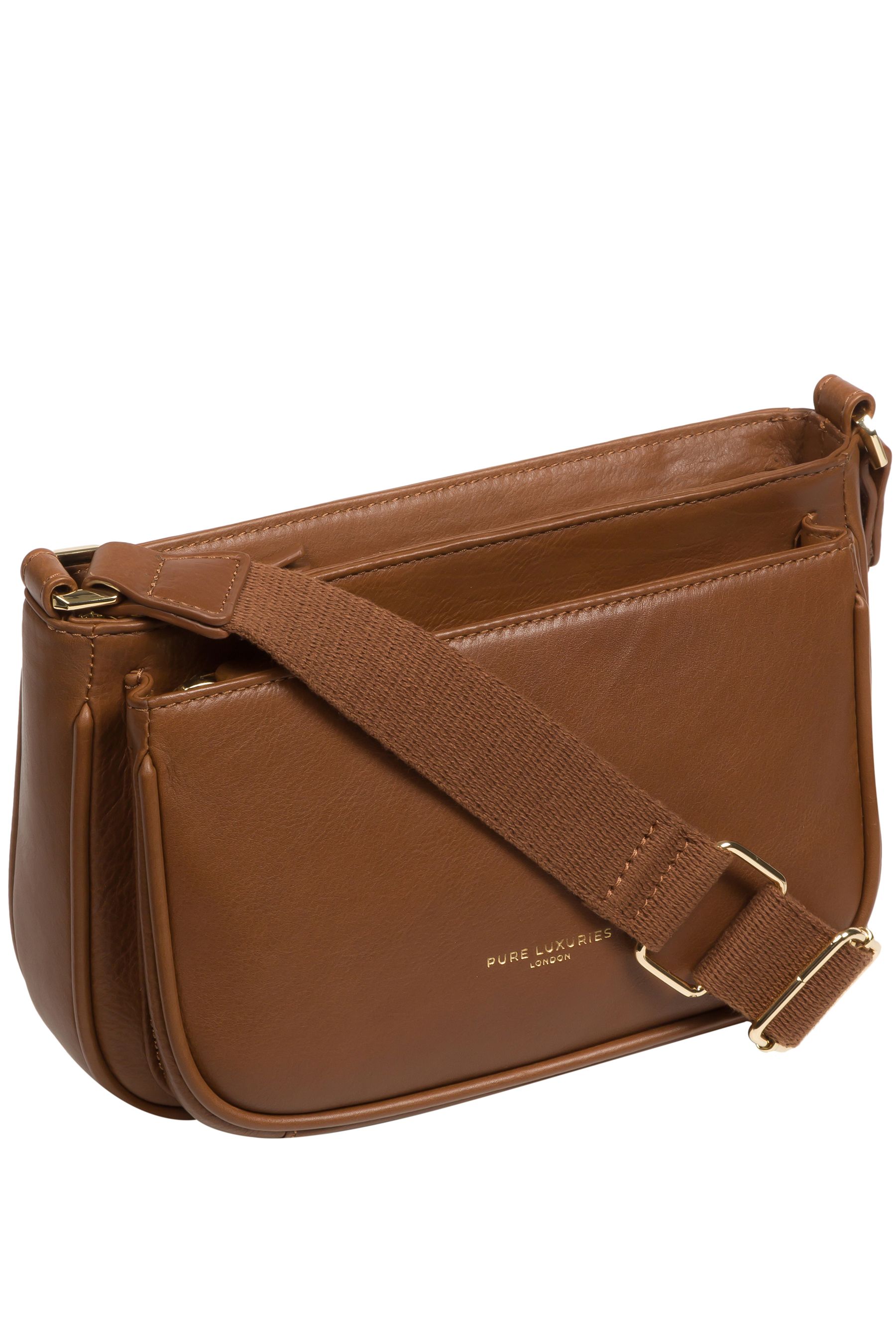 Buy Pure Luxuries London Bree Nappa Leather Cross-Body Bag from the ...