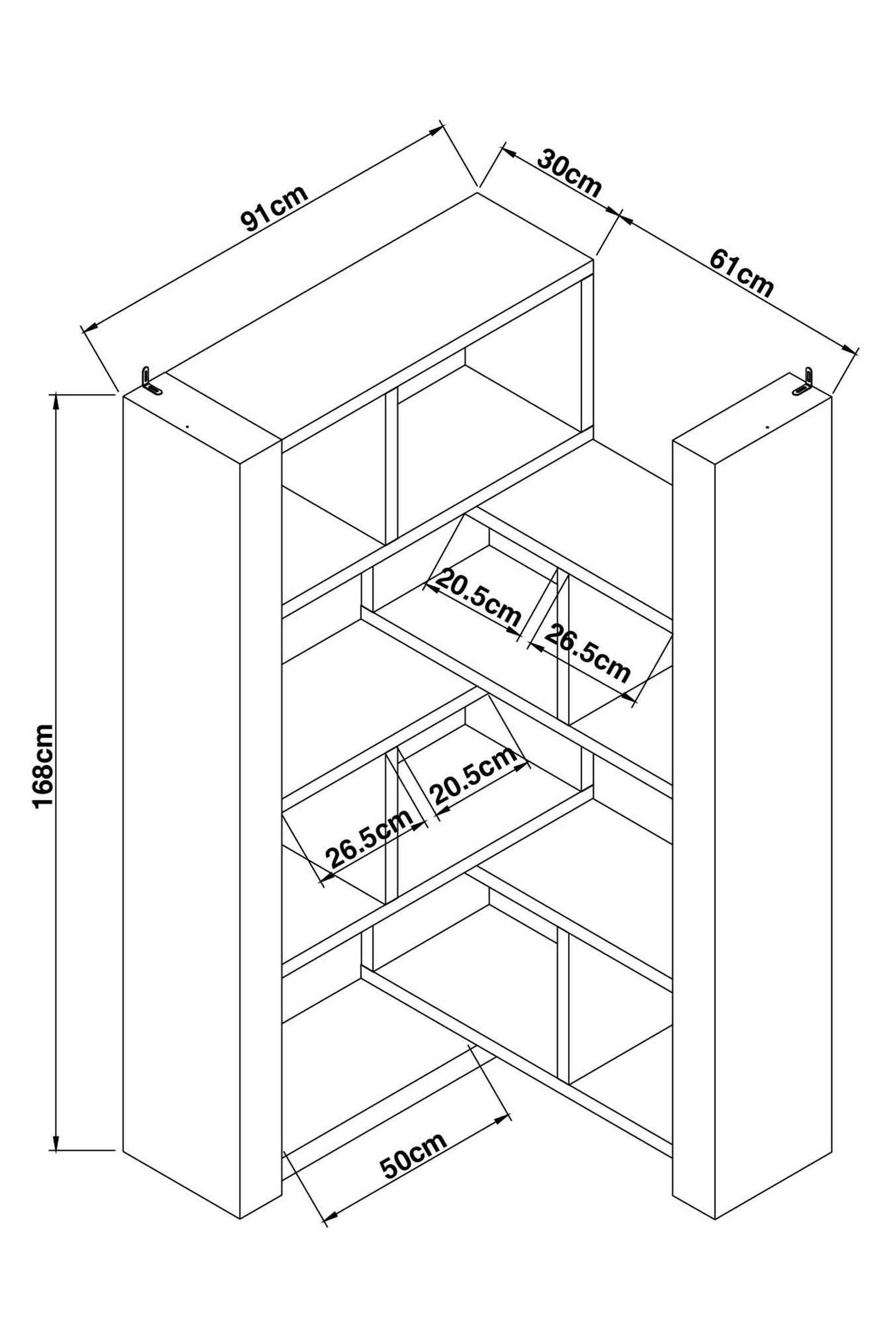 Buy Dark Bronx Oak Effect Extending Shelf from the Next UK online shop