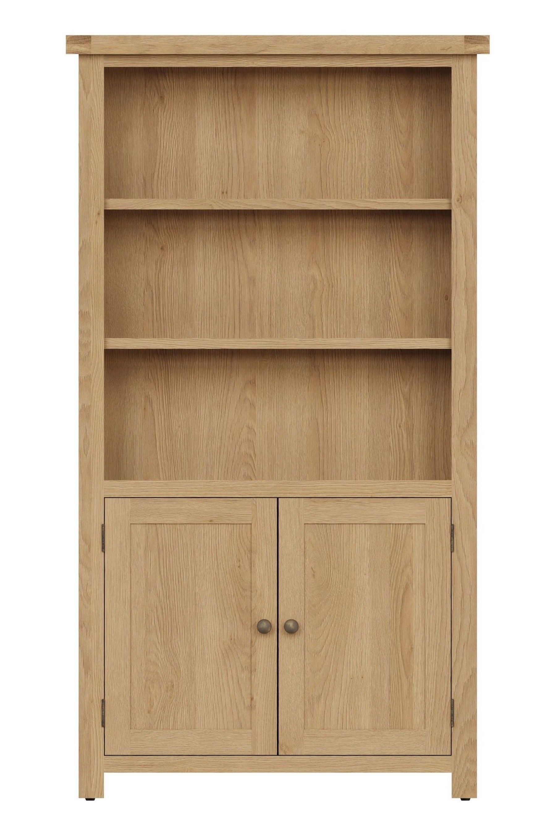 Buy K Interiors Oak Canterbury Large Bookcase from the Next UK online shop