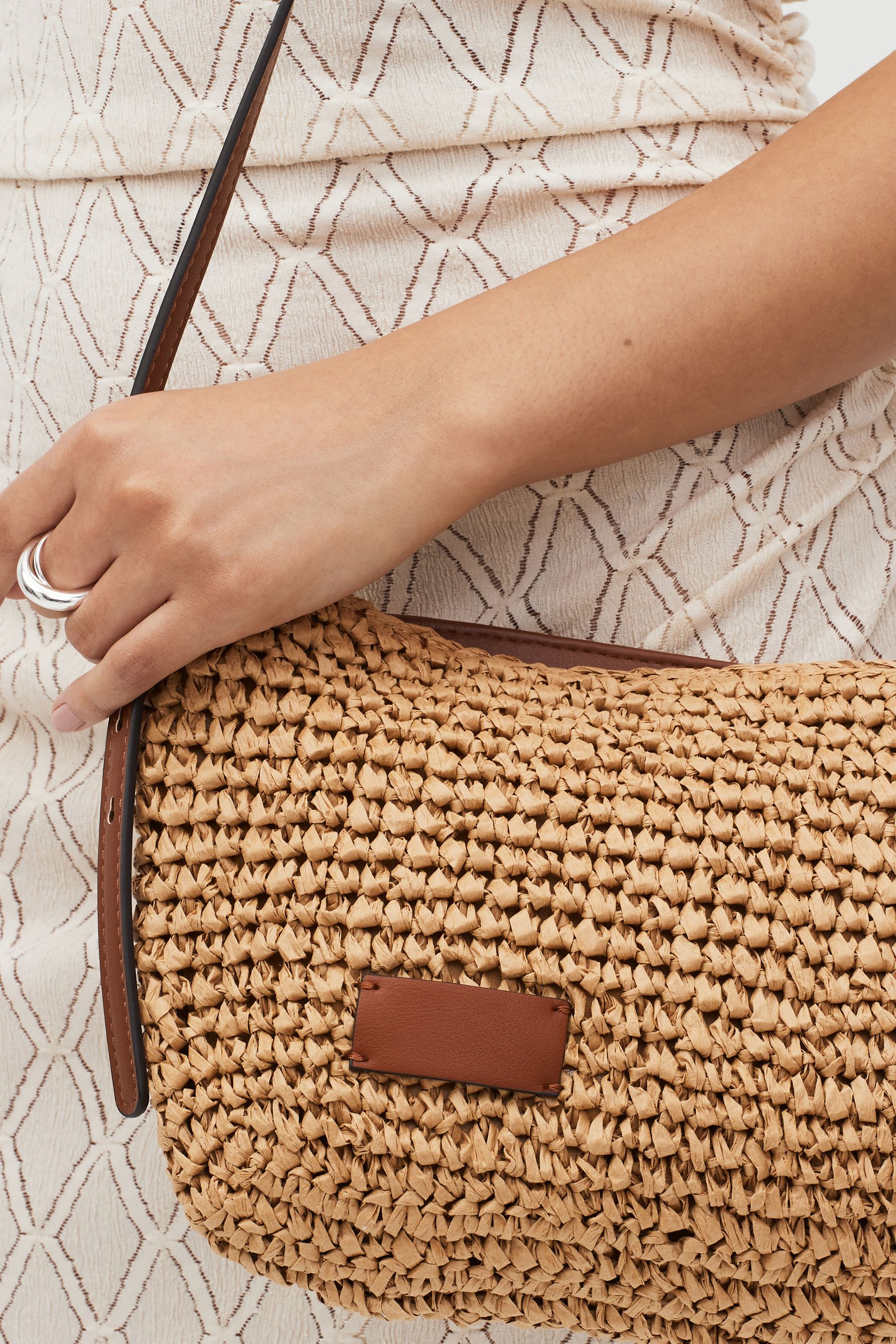 Buy Neutral Straw Cross-Body Bag from the Next UK online shop