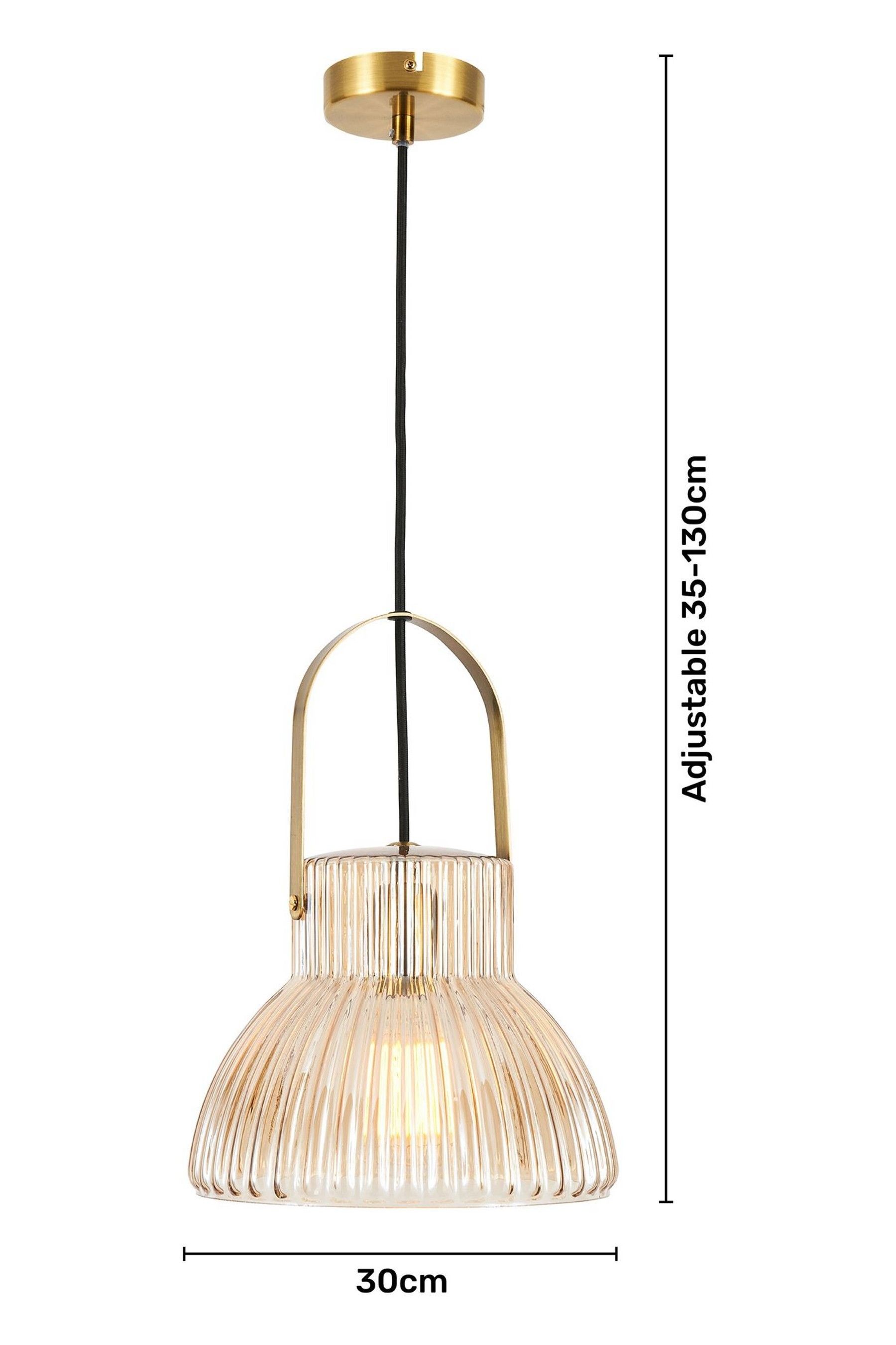 Buy Visconte by BHS Brass Sala 1 Light Ceiling Light Pendant from the ...