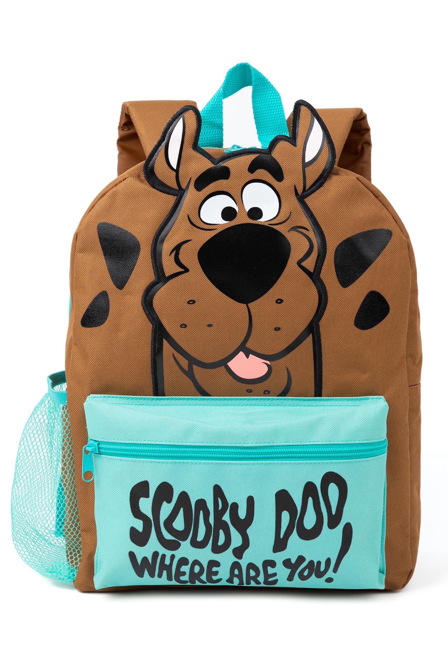Buy Vanilla Underground Brown Scooby Doo Unisex Kids 4 Piece Backpack ...