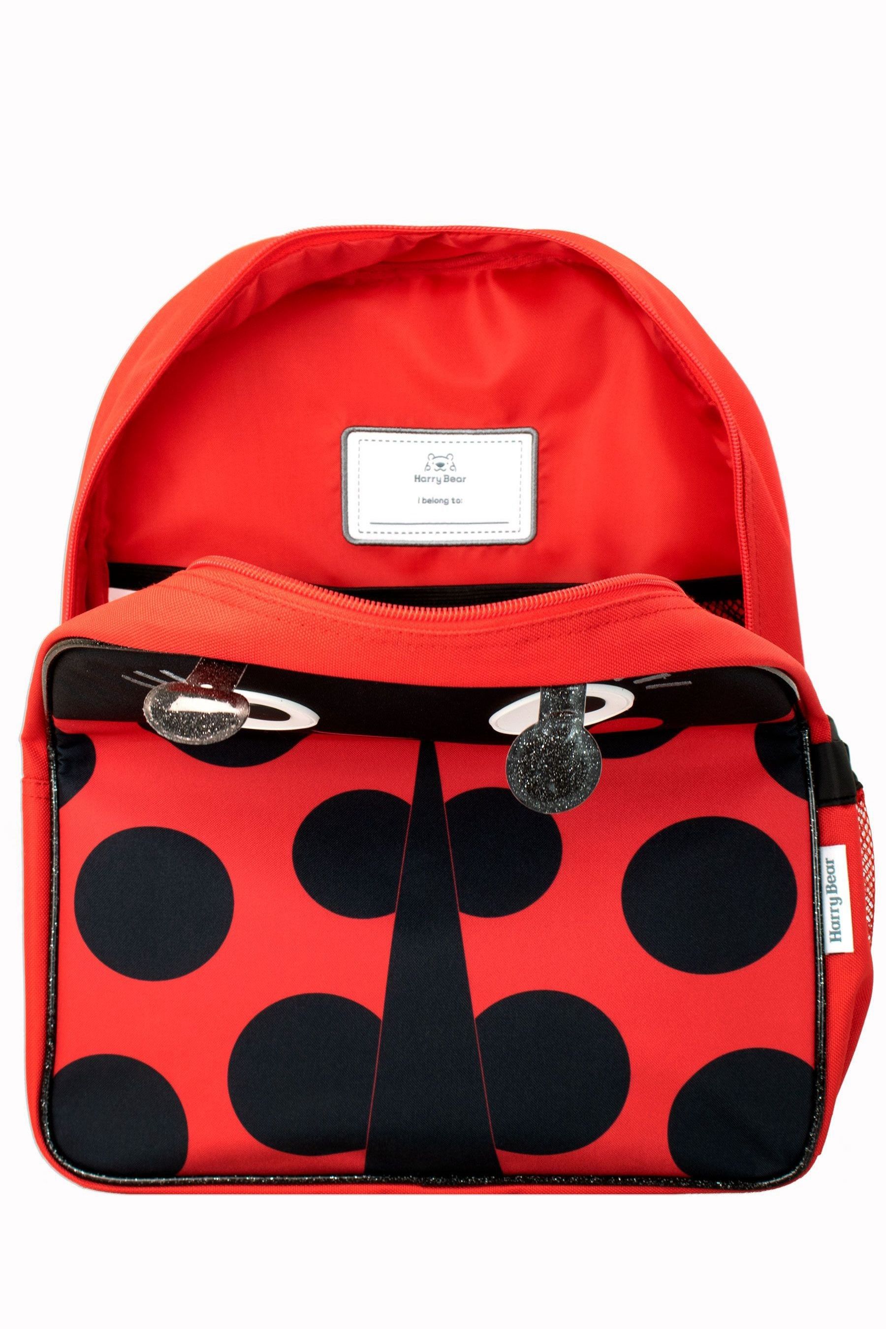 Buy Harry Bear Red Girls Ladybird Backpack from the Next UK online shop