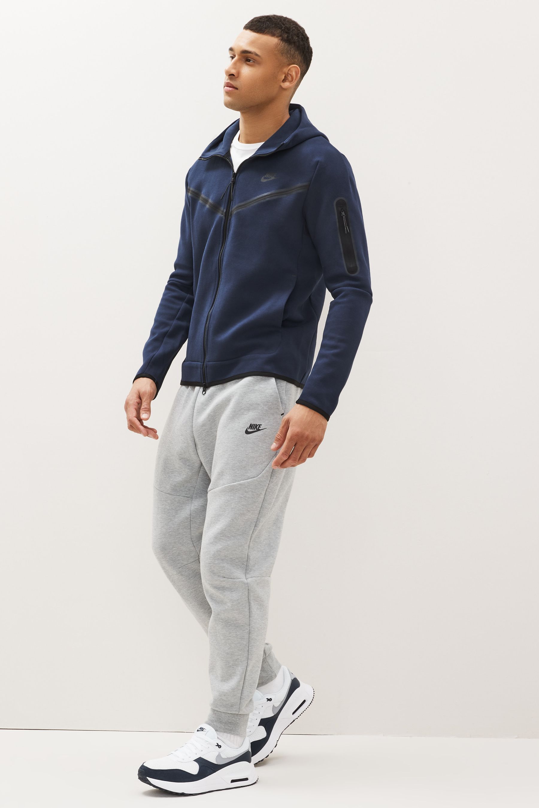 Buy Nike Navy Tech Fleece Zip Through Hoodie from Next Ireland