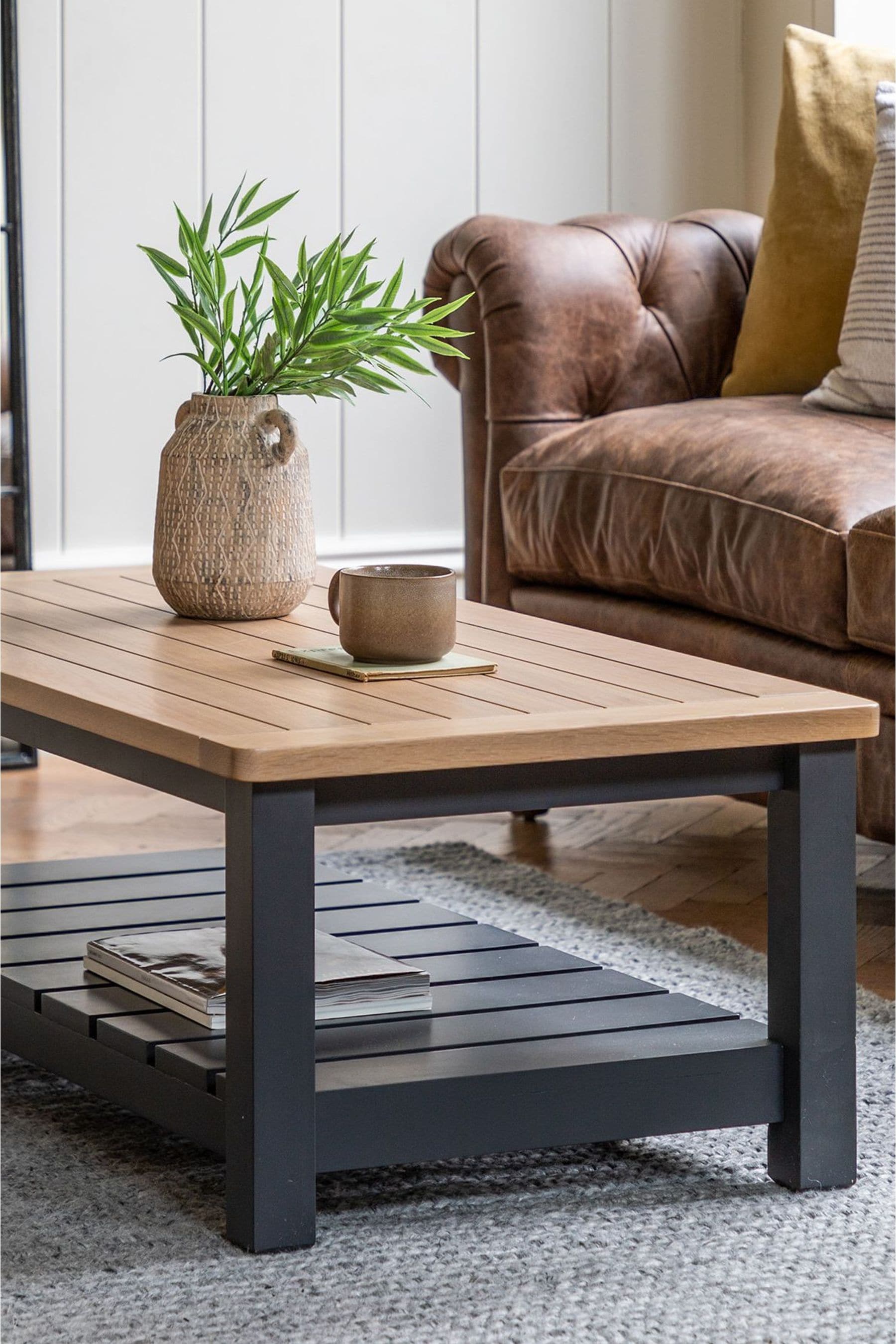 Buy Gallery Home Meteor Navy Leroy Coffee Table from the Next UK online ...
