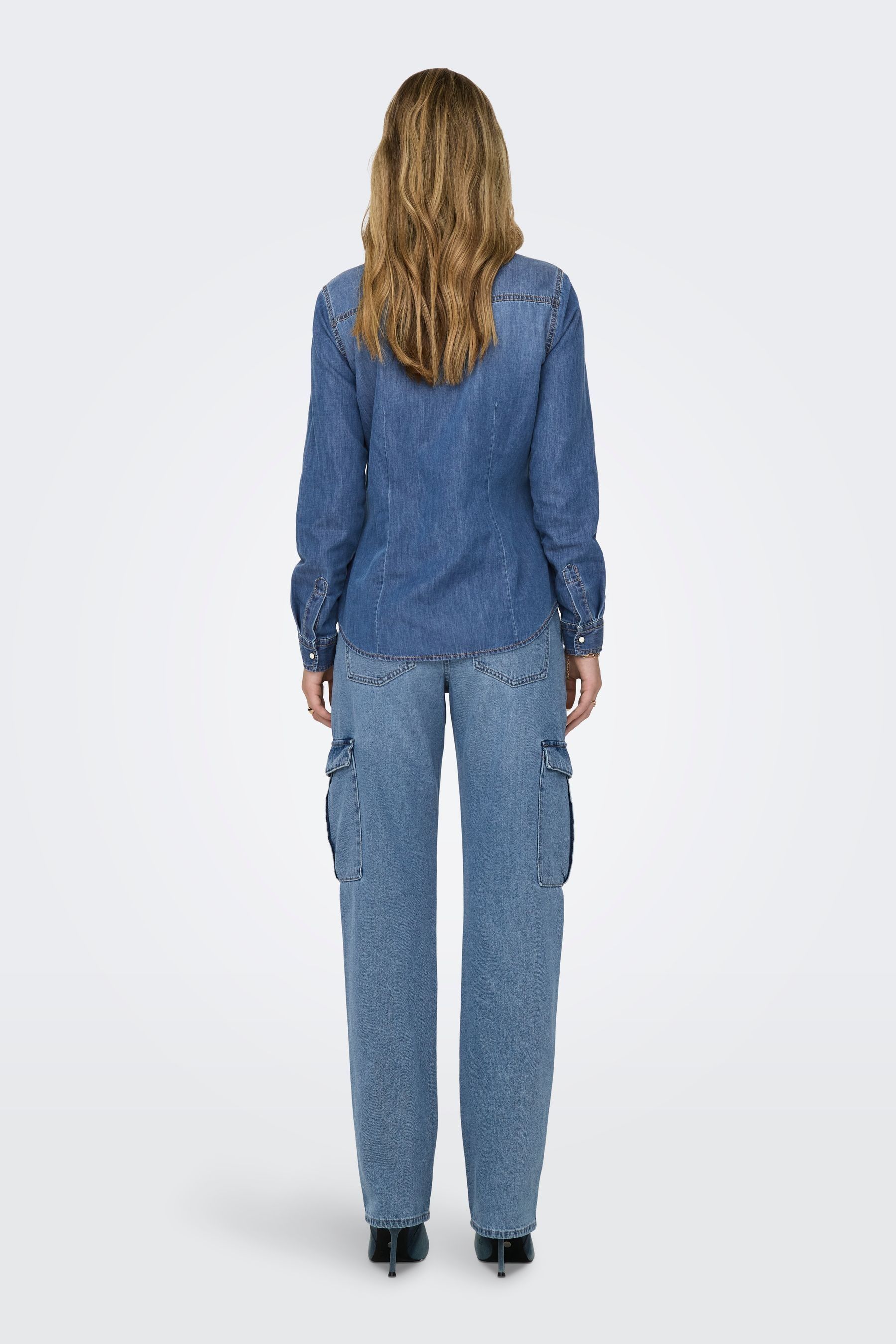 Buy ONLY Blue Lightweight Denim Shirt from the Next UK online shop