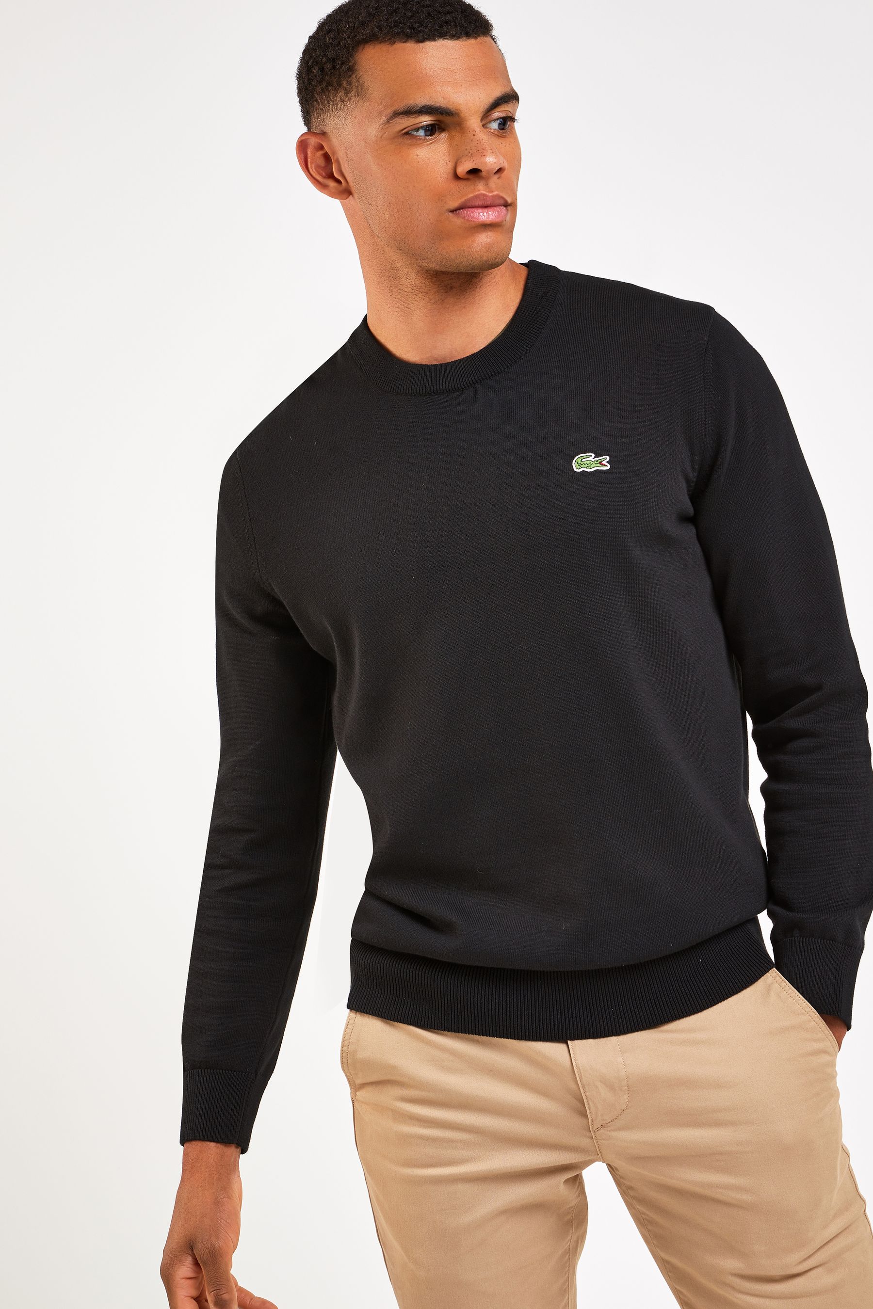 Buy Lacoste Crew Neck Cotton Jersey Jumper from Next Ireland