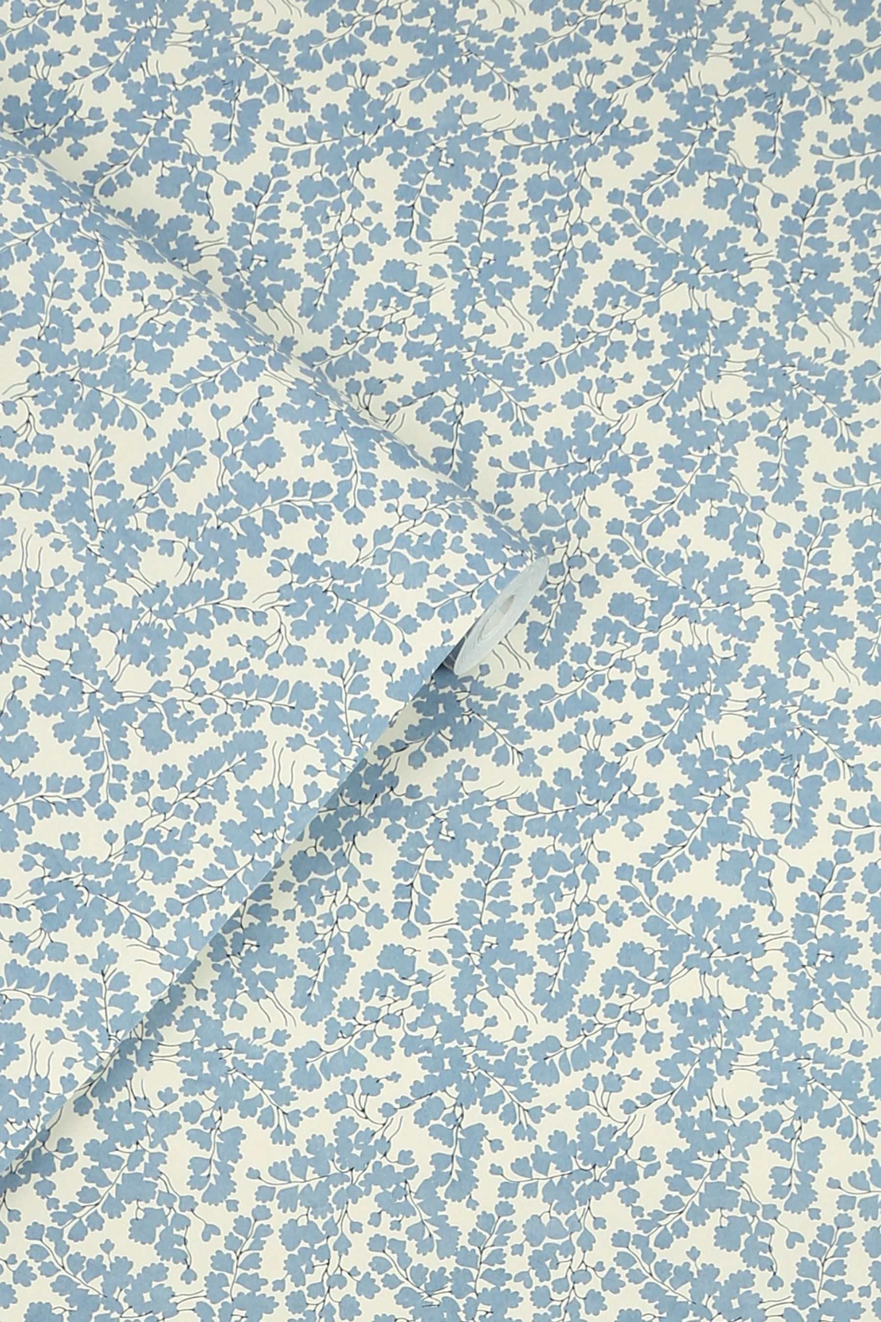 Buy Laura Ashley Newport Blue Cariad Spray Wallpaper Wallpaper from the ...