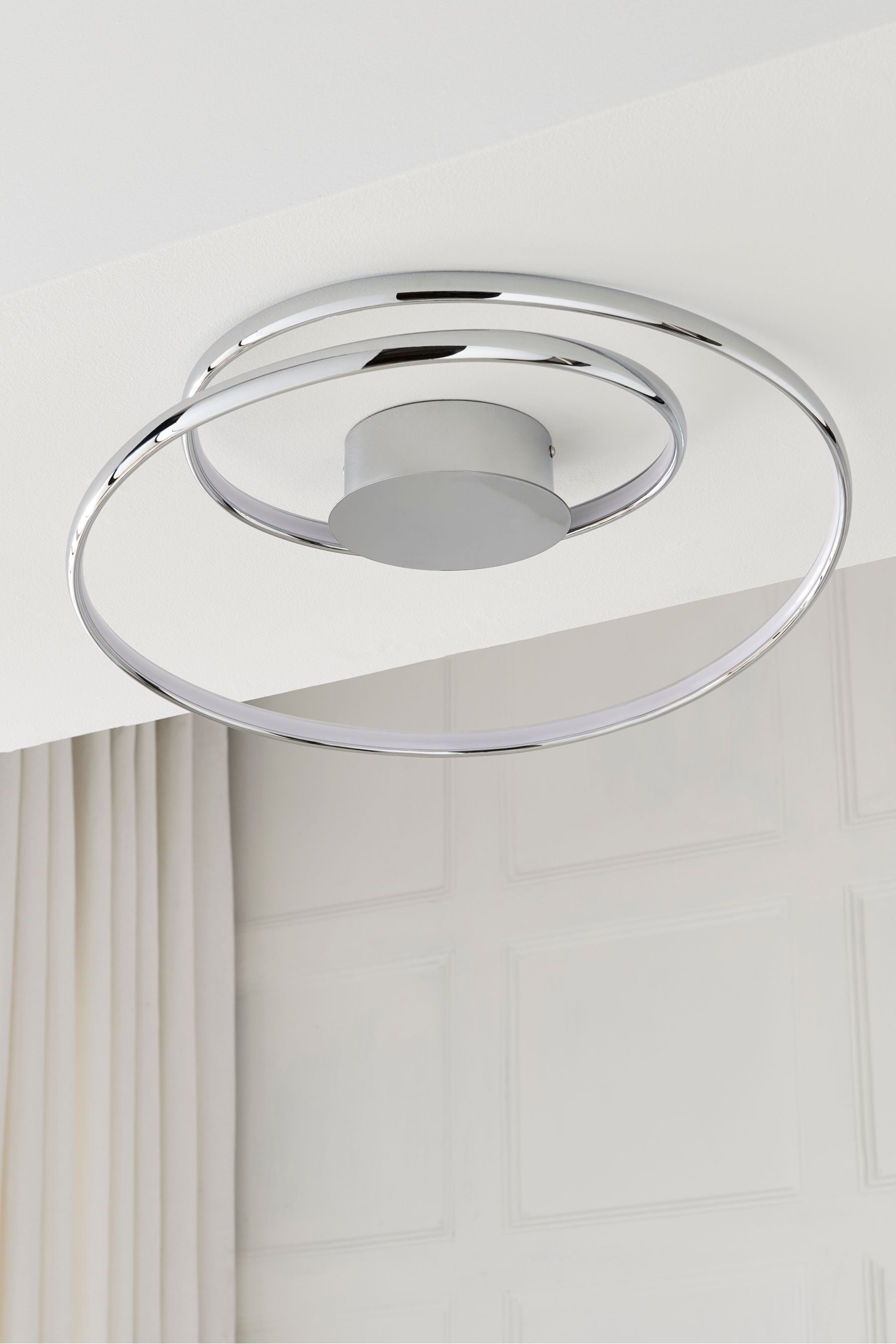 Buy Chrome Eternity Flush Ceiling Light from the Next UK online shop