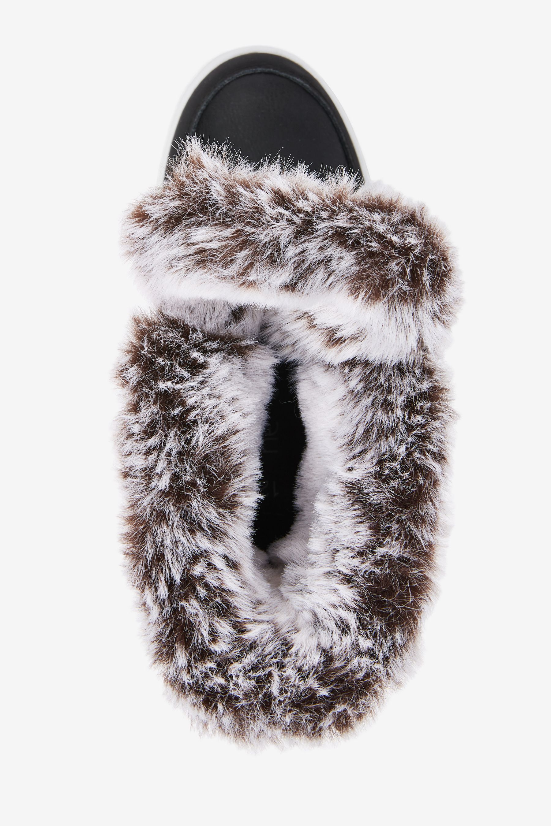 Buy Black Waterproof Warm Faux Fur Lined Snow Boots from the Next UK ...
