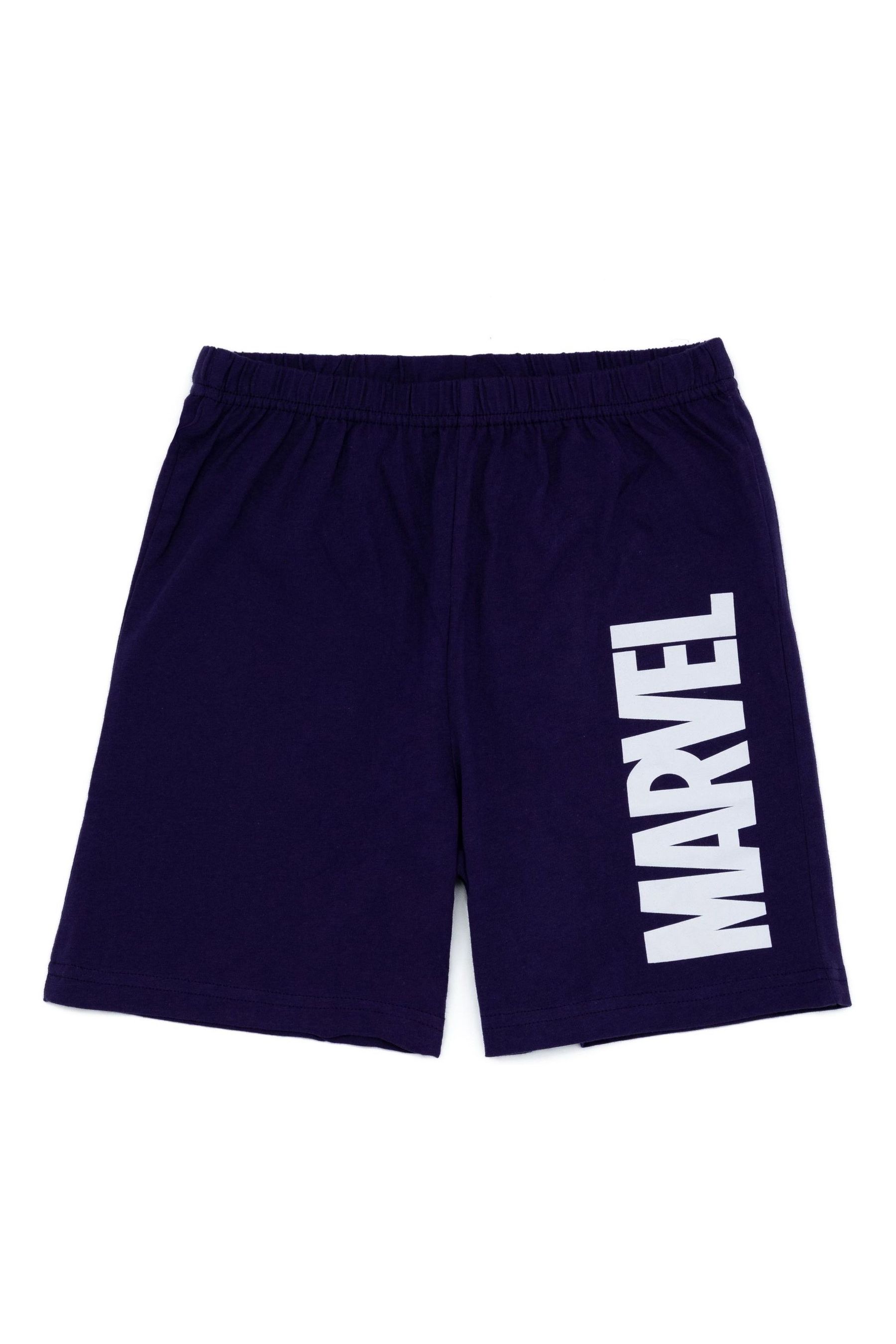 Buy Vanilla Underground Blue Marvel Boys Short Pyjamas from the Next UK ...