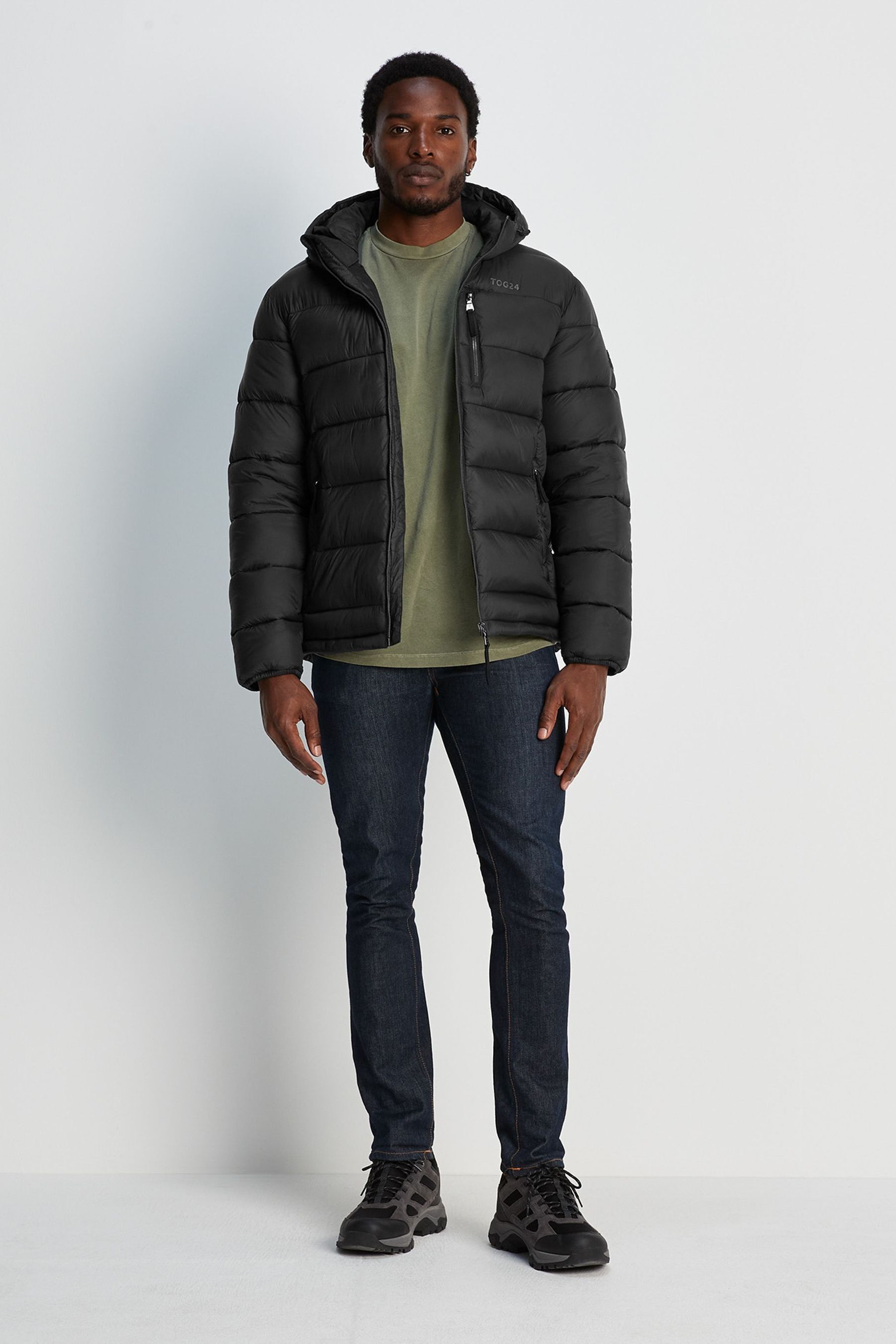 Buy Tog 24 Black Maloney Padded Jacket from the Next UK online shop