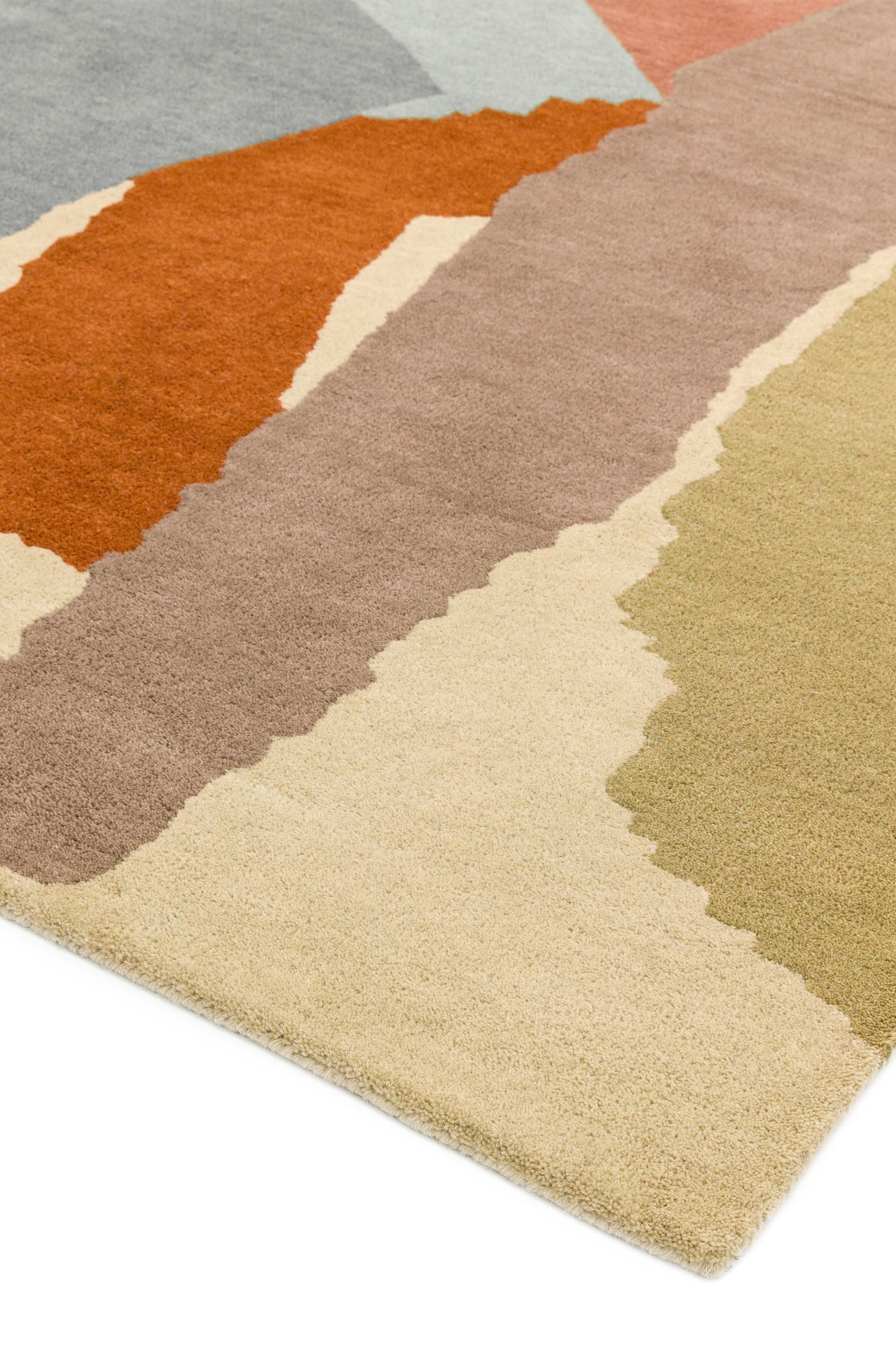 Buy Asiatic Rugs Multi Reef Wool Abstract Rug from the Next UK online shop