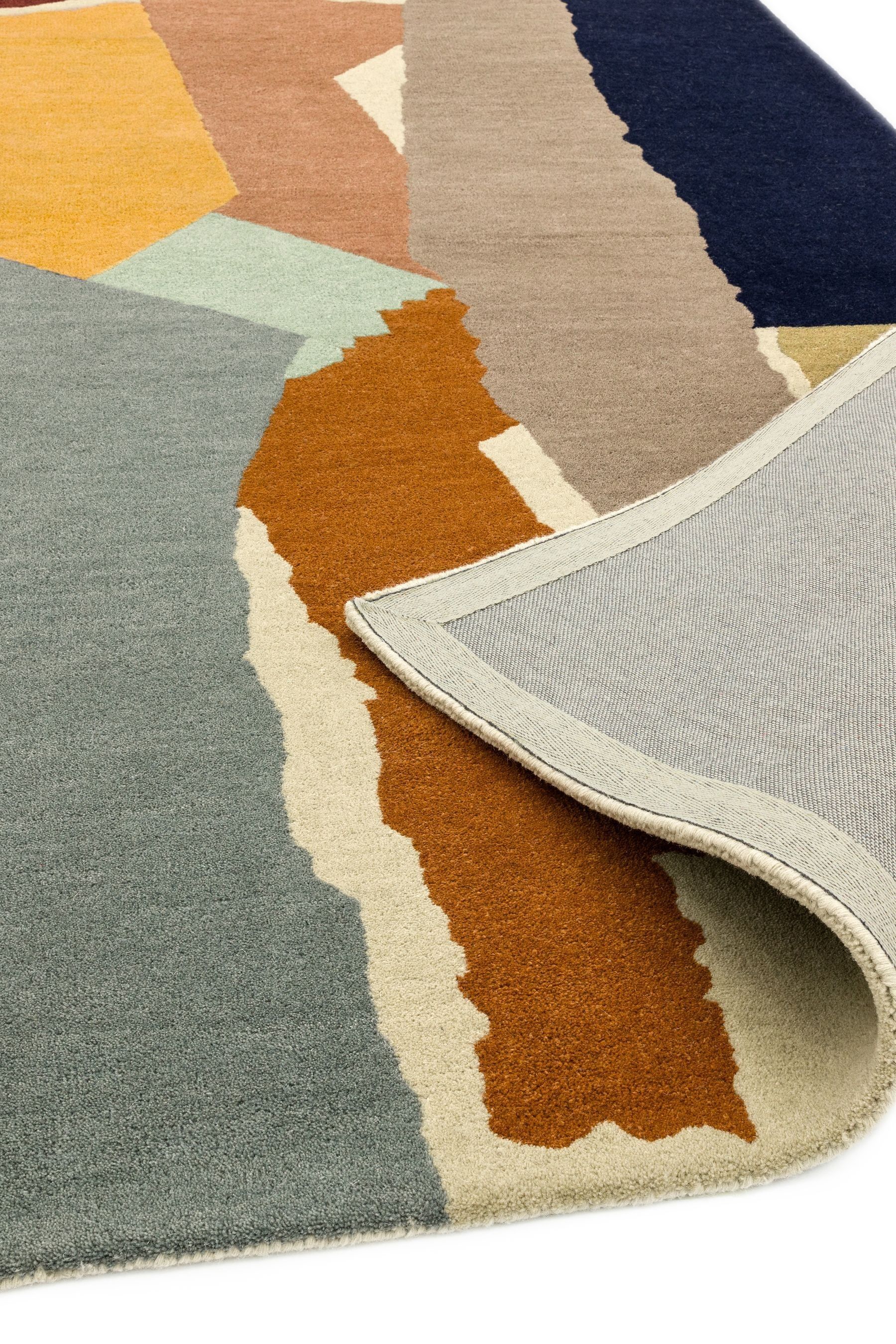 Buy Asiatic Rugs Multi Reef Wool Abstract Rug from the Next UK online shop