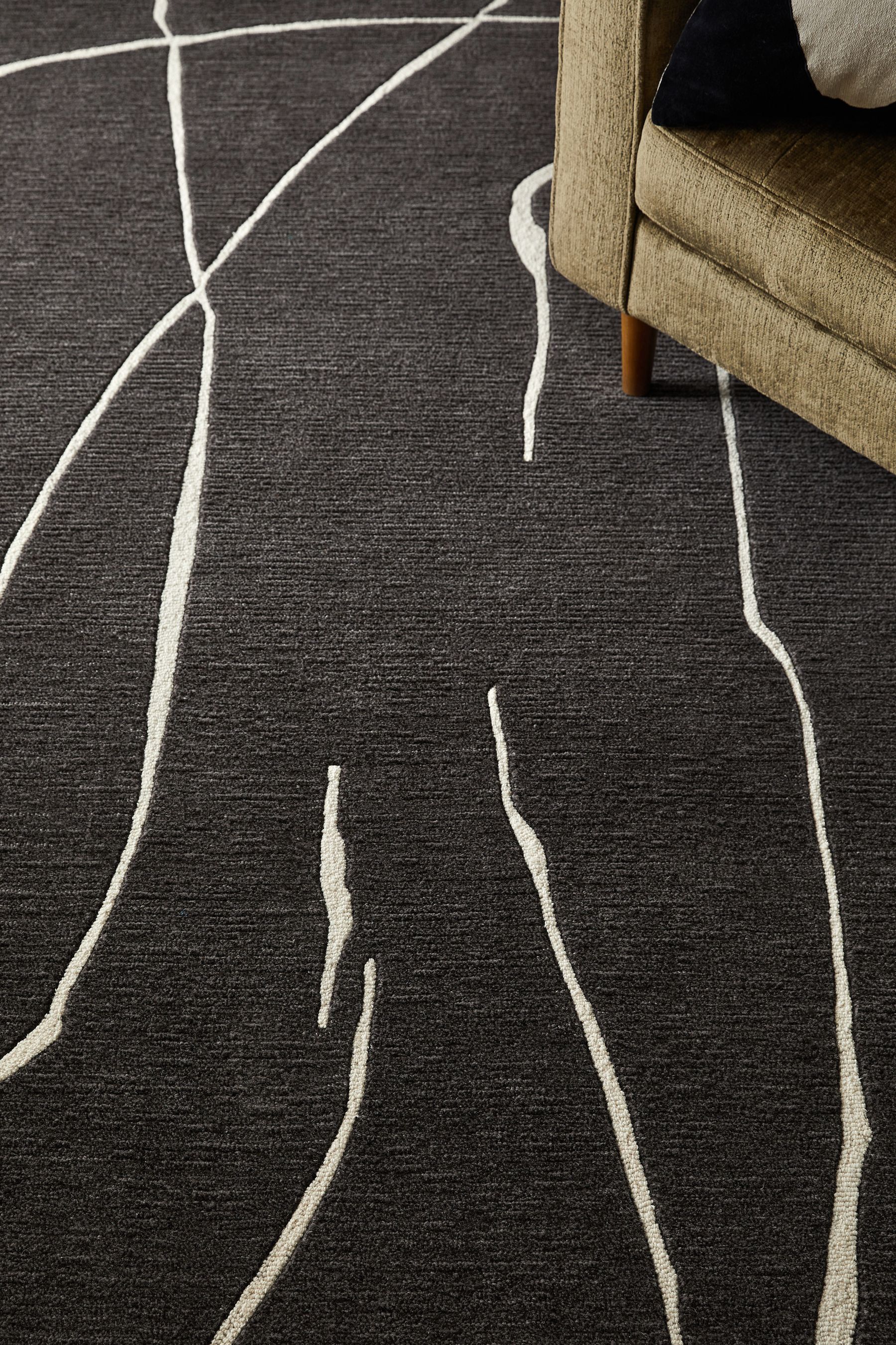 Buy Monochrome Felix Abstract Lines Rug from the Next UK online shop