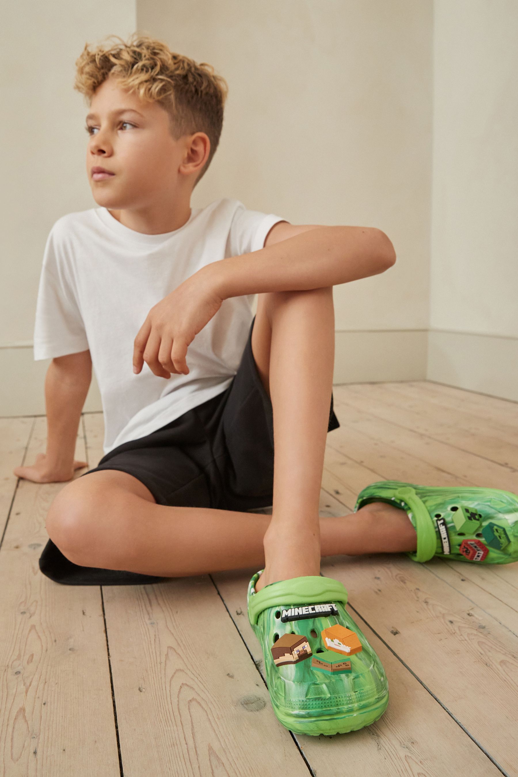 Buy Green Marble Minecraft Clogs from the Next UK online shop
