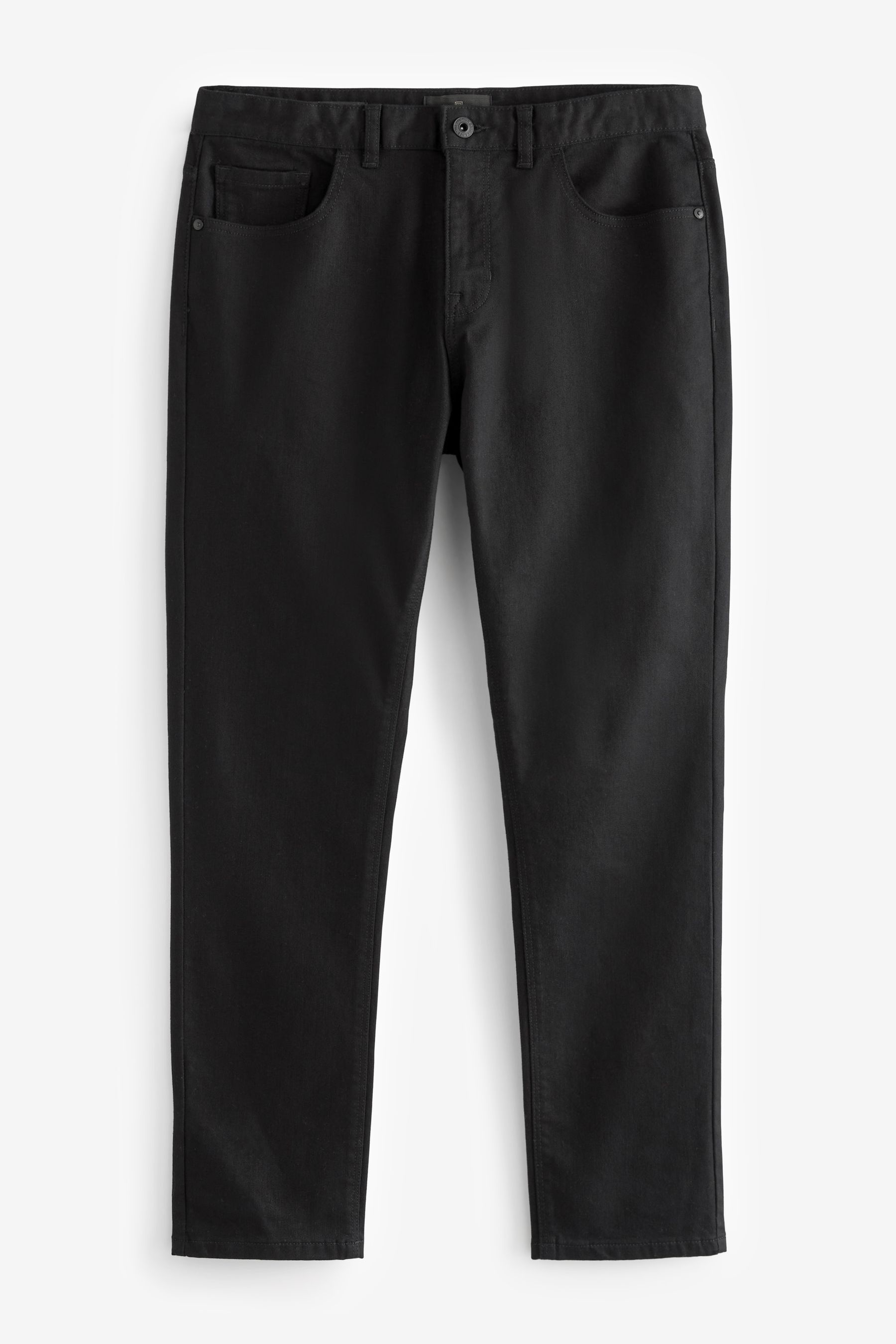 Buy Black Solid Slim Fit Classic Stretch Jeans from the Next UK online shop
