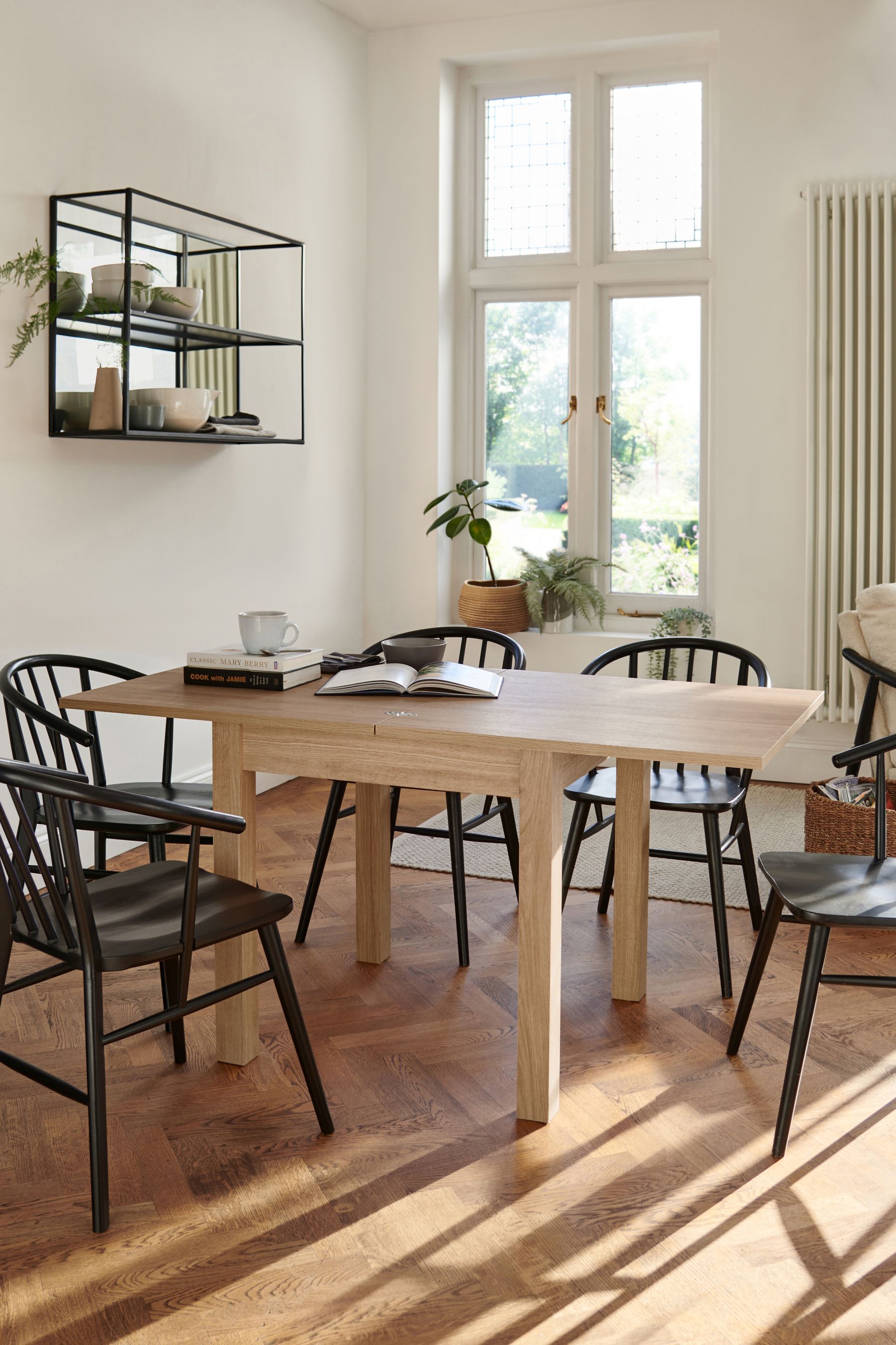 Buy Natural Malvern Oak Effect 4 to 6 Seater Extending Dining Table ...