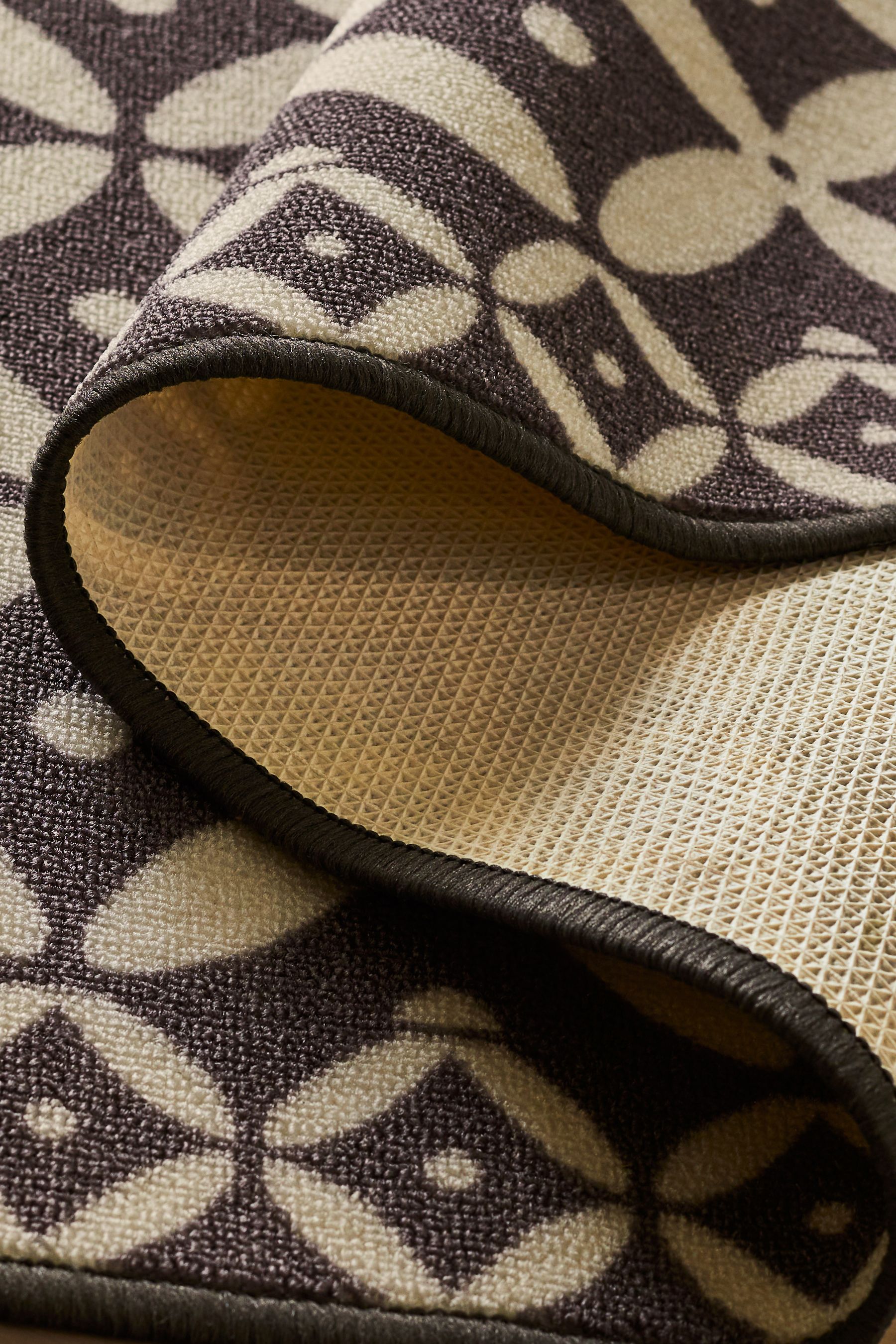Buy Grey Washable Tile Runner from the Next UK online shop