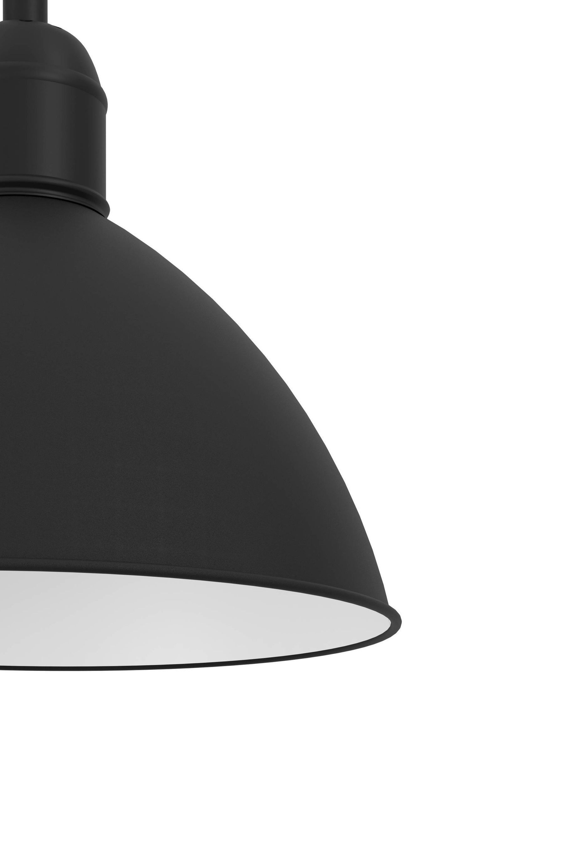 Buy Eglo Black Priddy Domed Single Pendant Ceiling Light from the Next ...