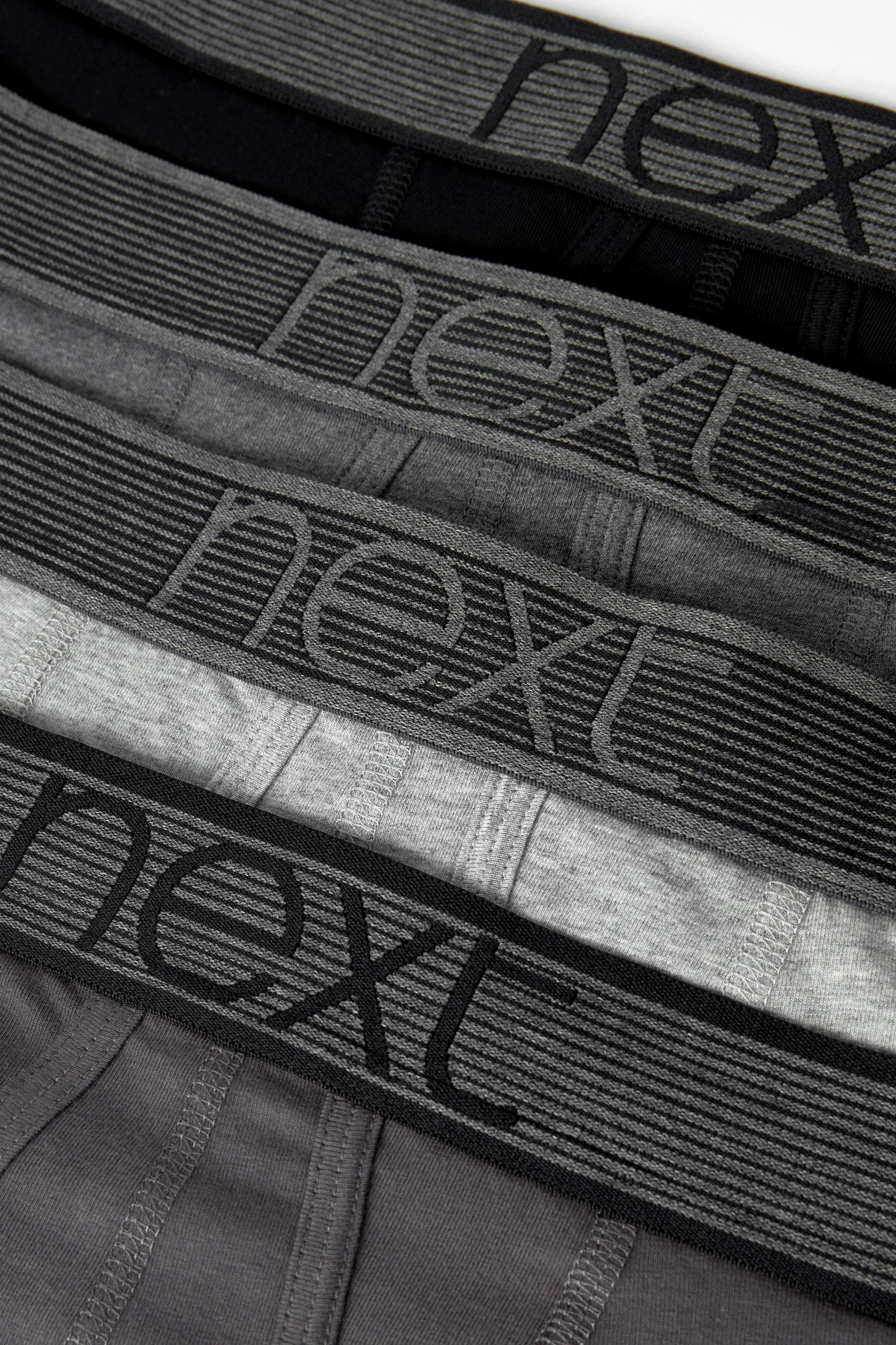 Buy Grey 10 pack A-Front Boxers from the Next UK online shop