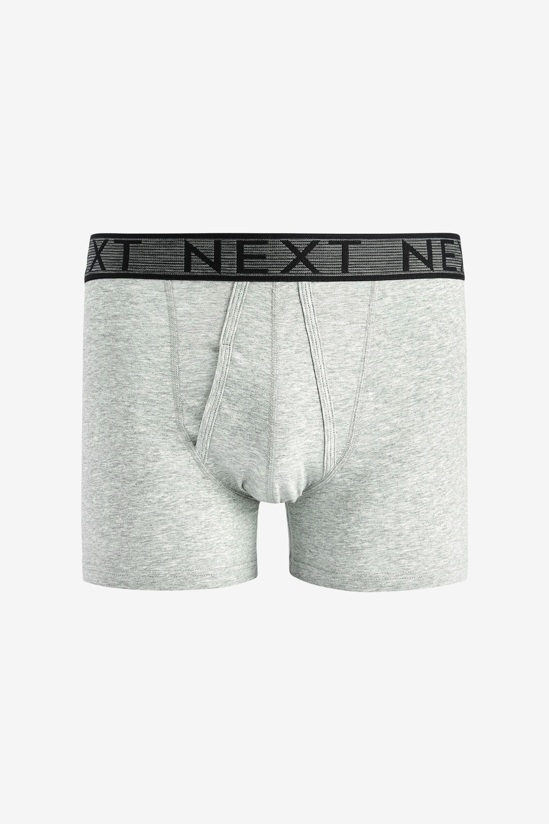 Buy Grey 10 pack A-Front Boxers from the Next UK online shop