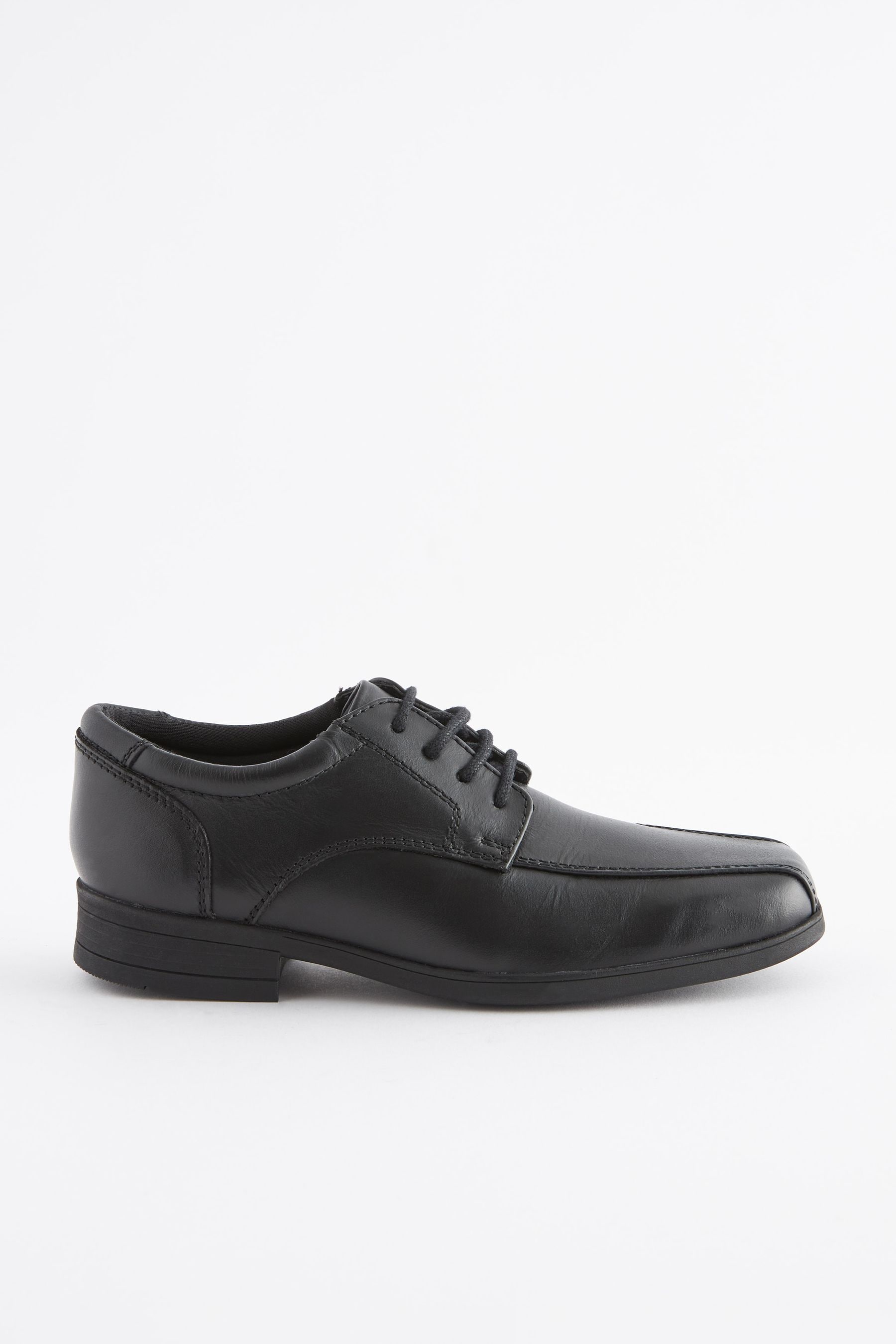 Buy Black Standard Fit (F) School Leather Lace-Up Shoes from the Next ...
