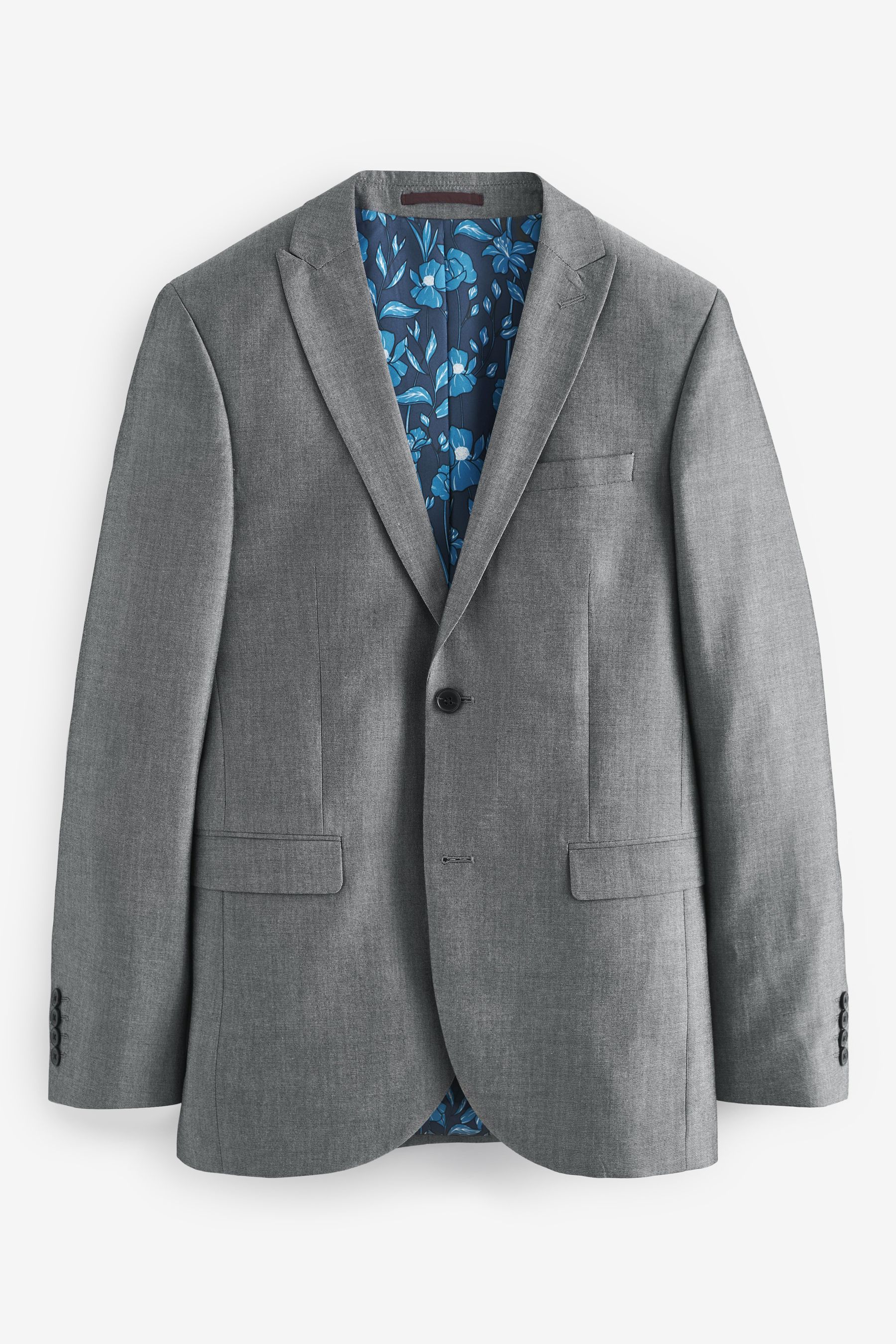 Buy Light Grey Tailored Two Button Suit Jacket from the Next UK online shop