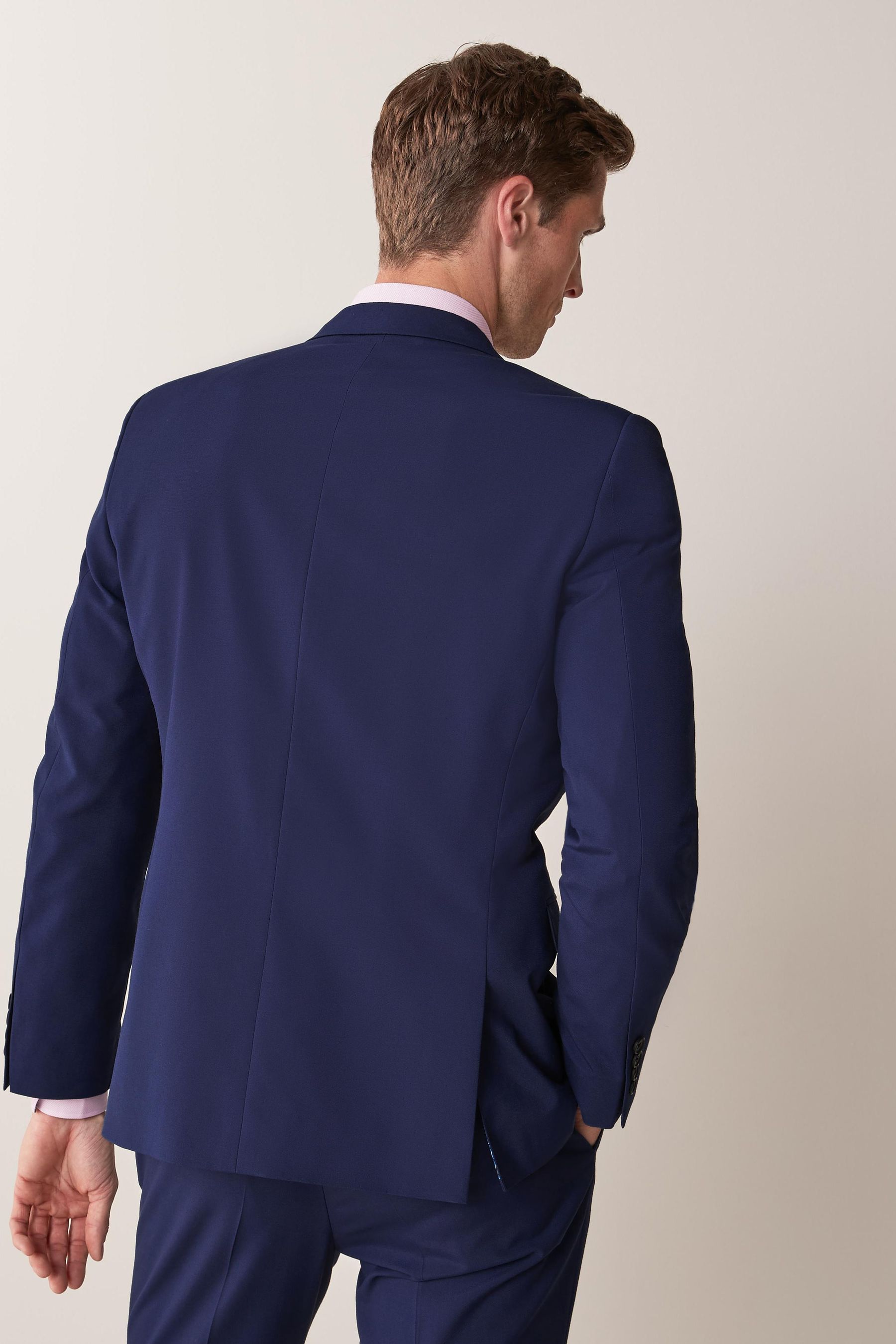 Buy Bright Blue Tailored Fit Two Button Suit Jacket from the Next UK ...