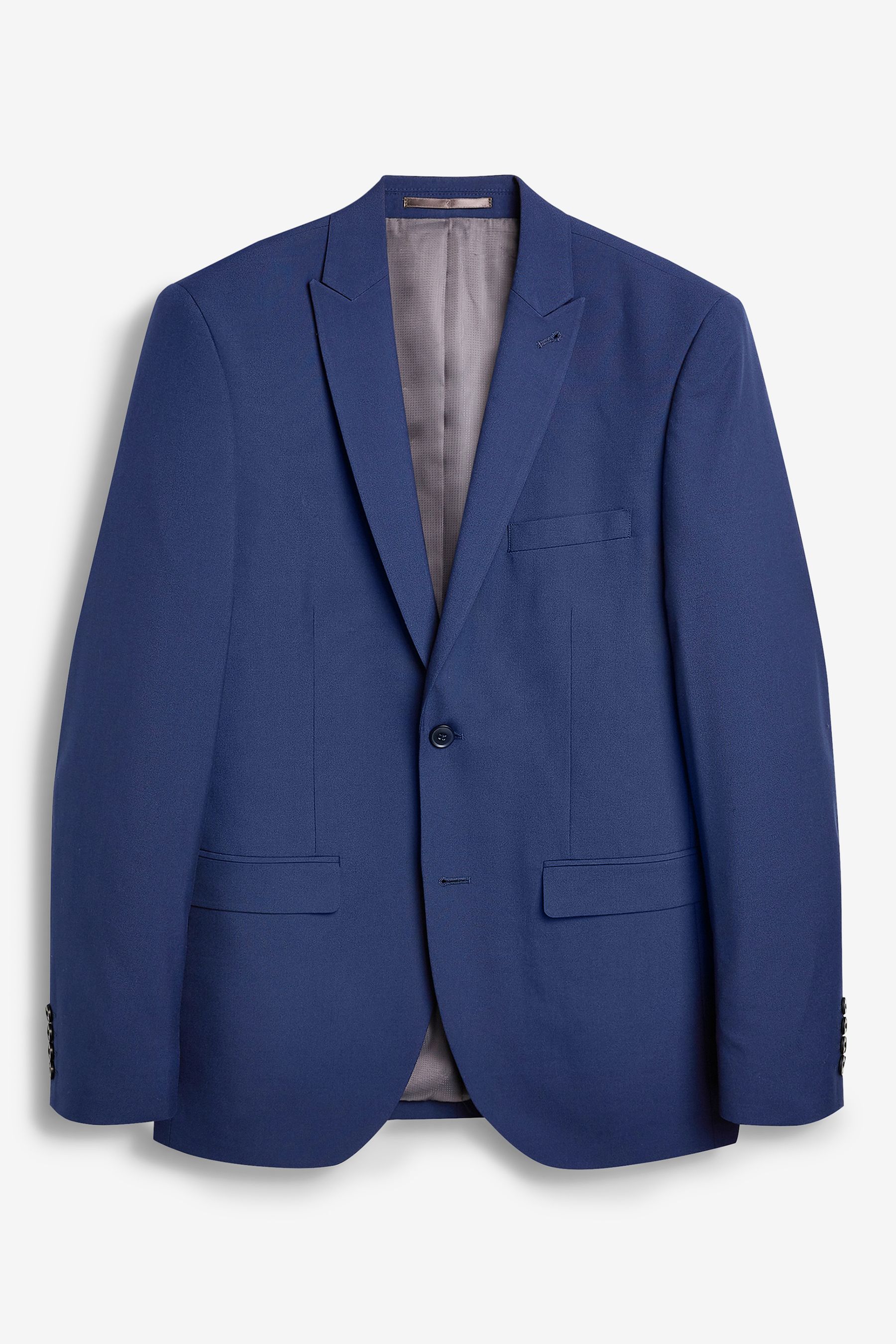 Buy Bright Blue Tailored Fit Two Button Suit Jacket from the Next UK ...