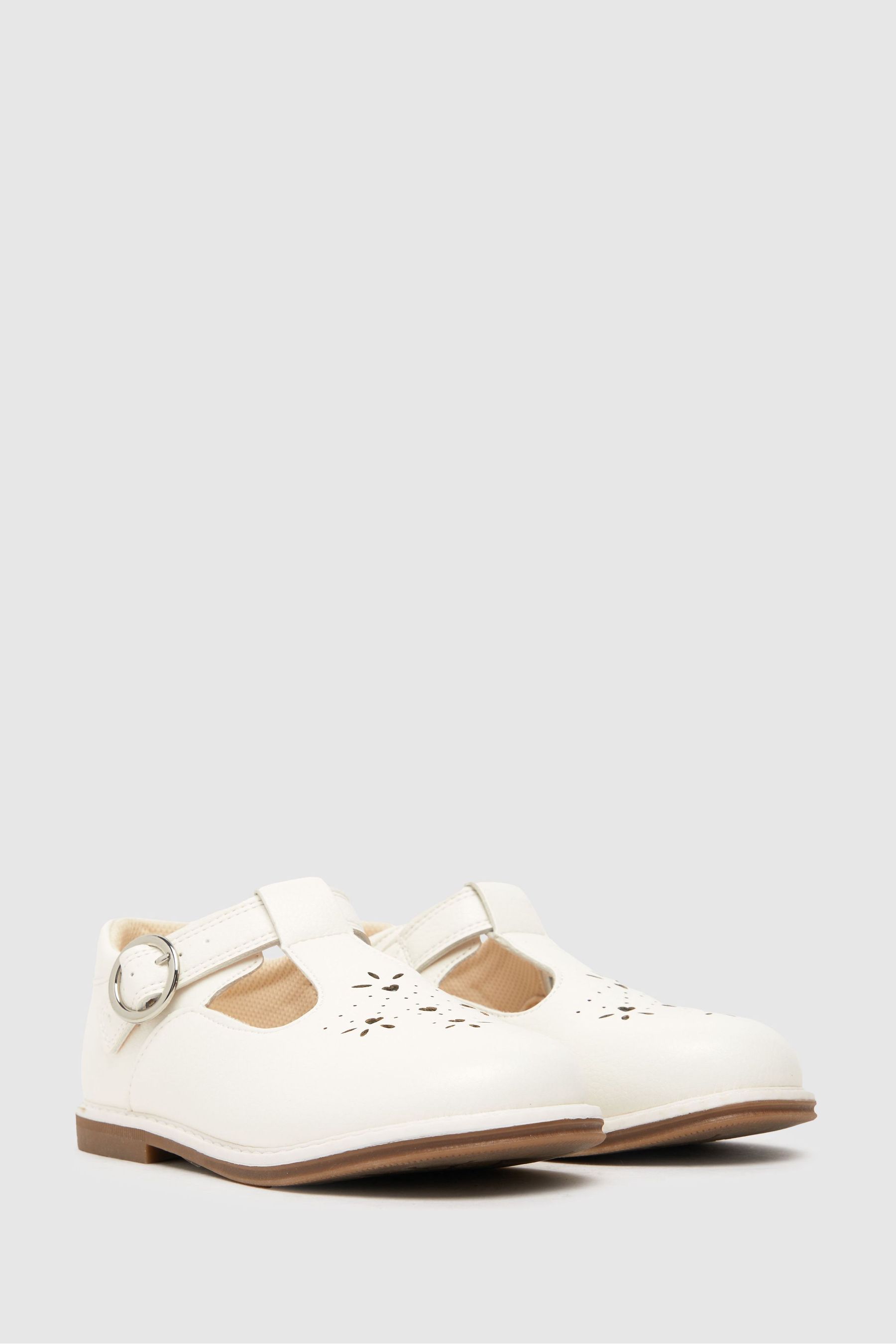 Buy Schuh Lake White T-Bar Shoes from the Next UK online shop