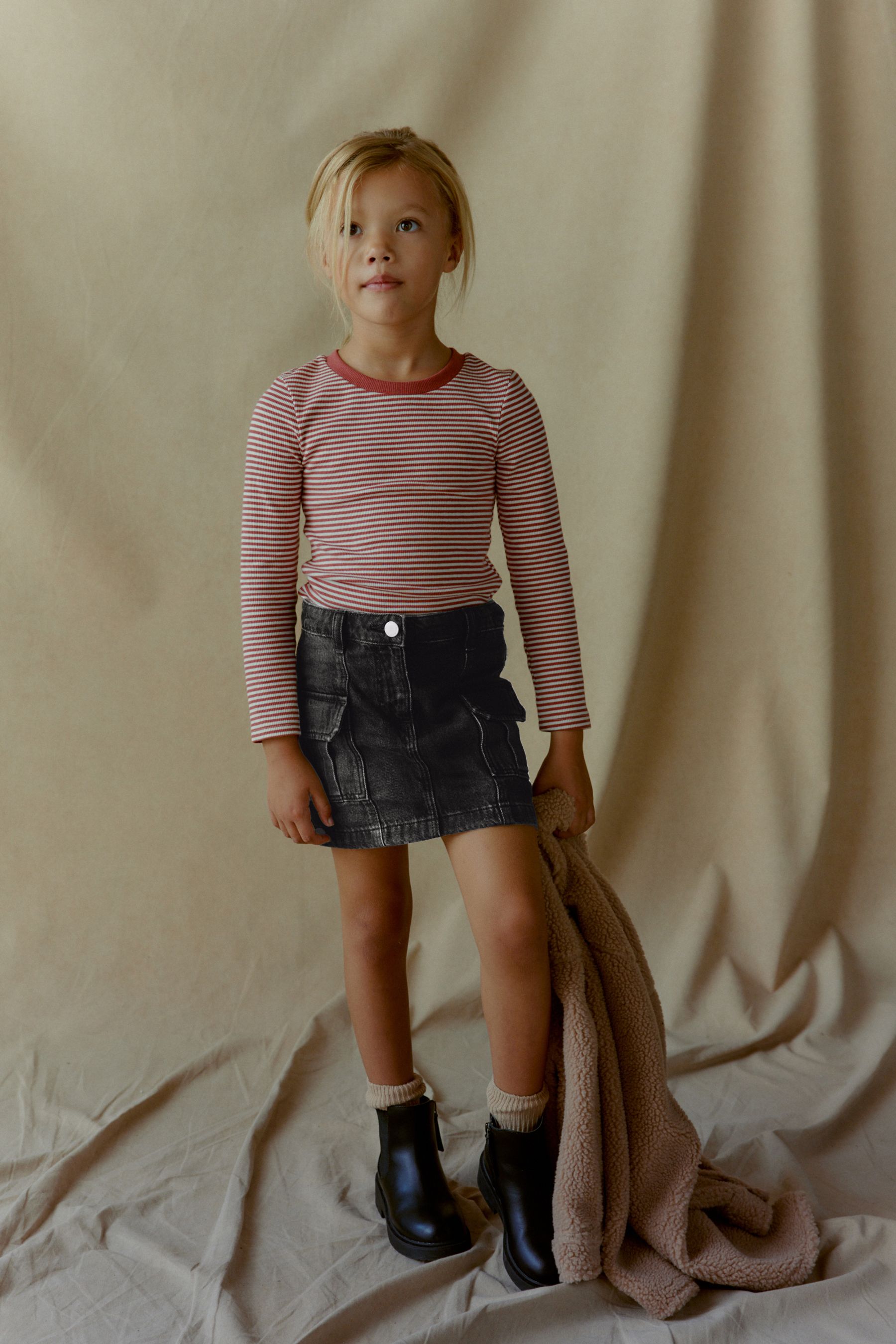 Buy Charcoal Grey Cargo Skirt (3-16yrs) from the Next UK online shop