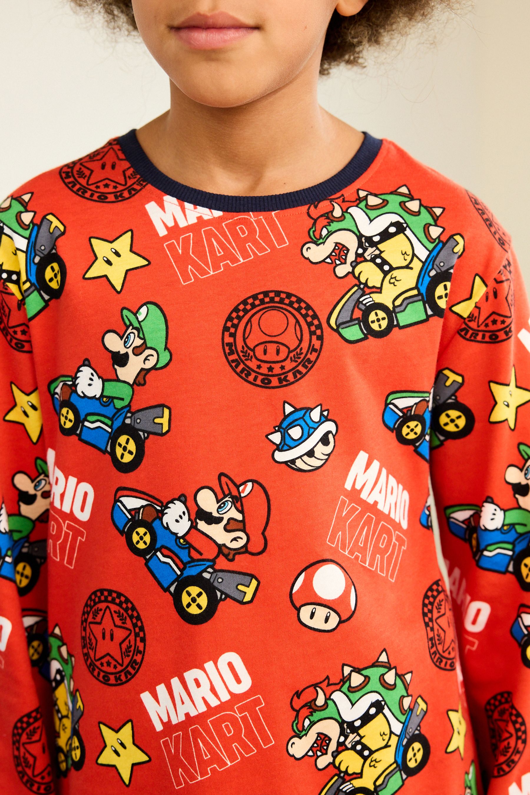 Buy Red/Blue Mario Kart Pyjamas 2 Pack (3-14yrs) from Next United Arab ...