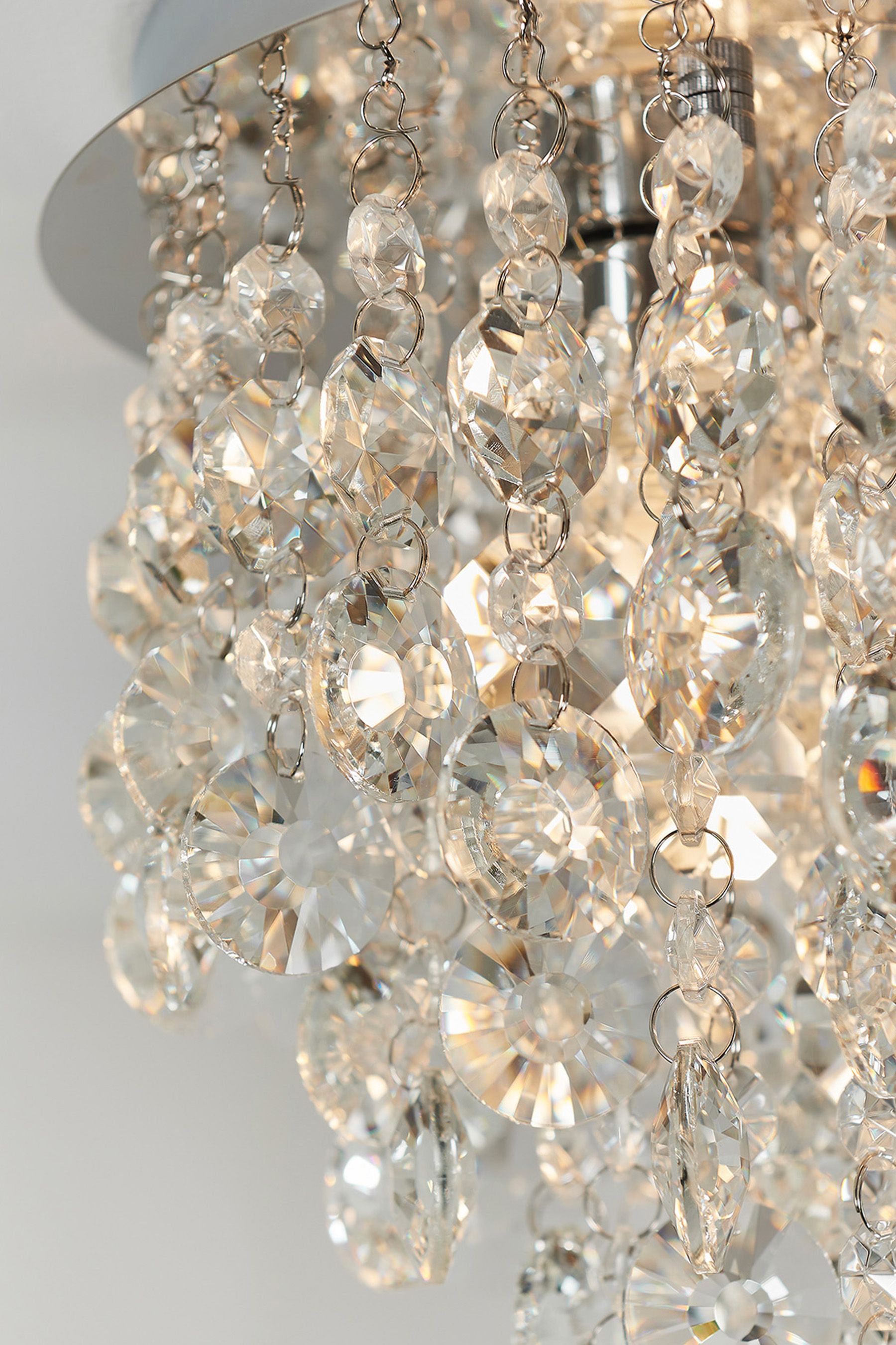 Buy Gallery Home Chrome Thompson Chrome Ceiling Light from the Next UK ...